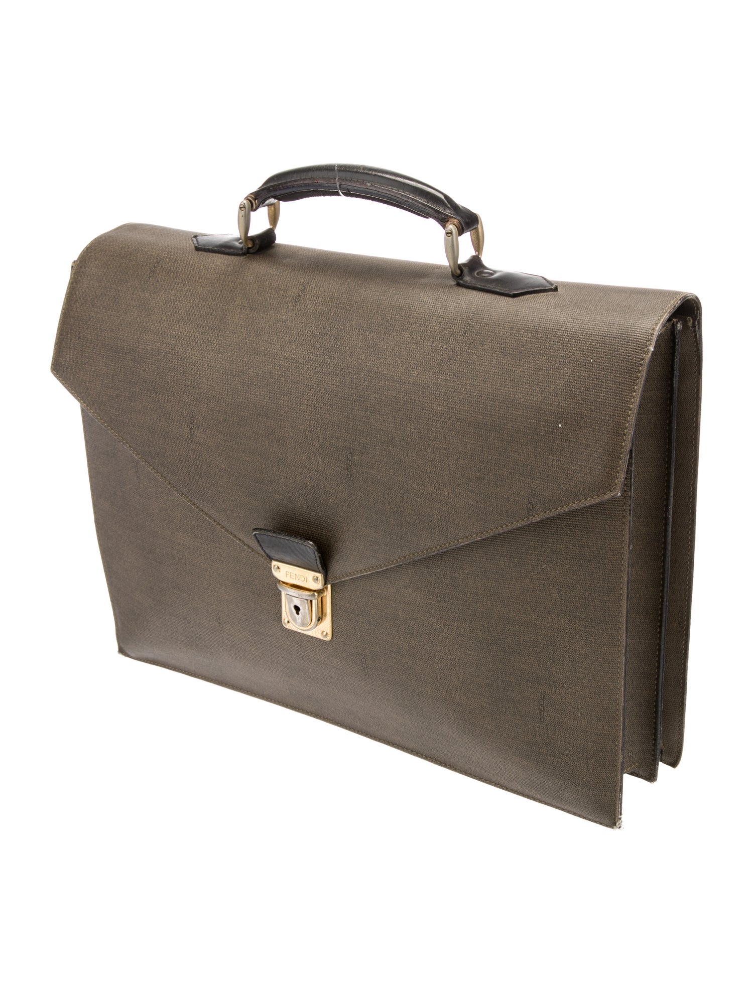 Fendi Vintage Briefcase - Brown Briefcases, Bags - FEN319582 | The RealReal