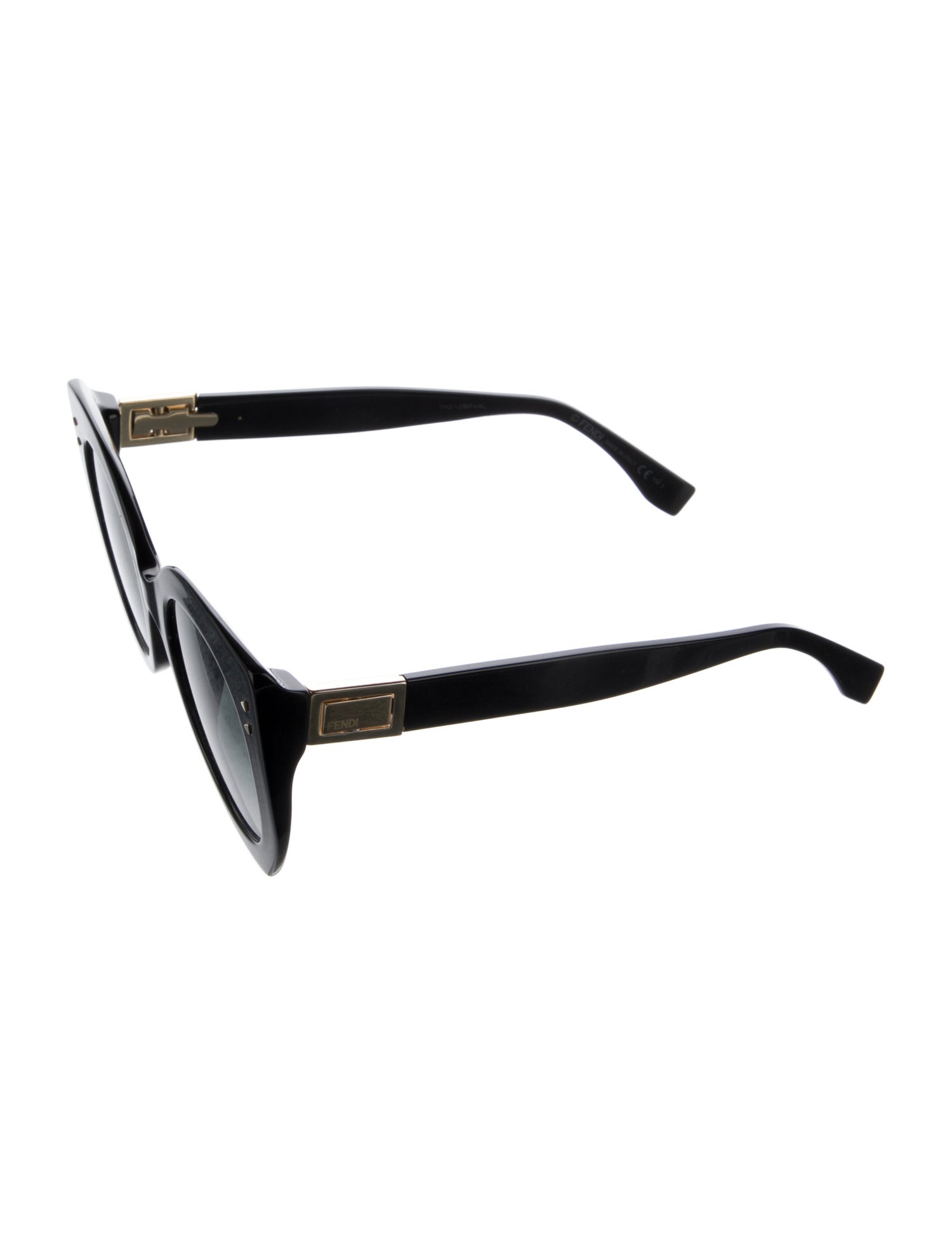 Fendi Oversize Gradient Sunglasses - Black Sunglasses, Accessories ...