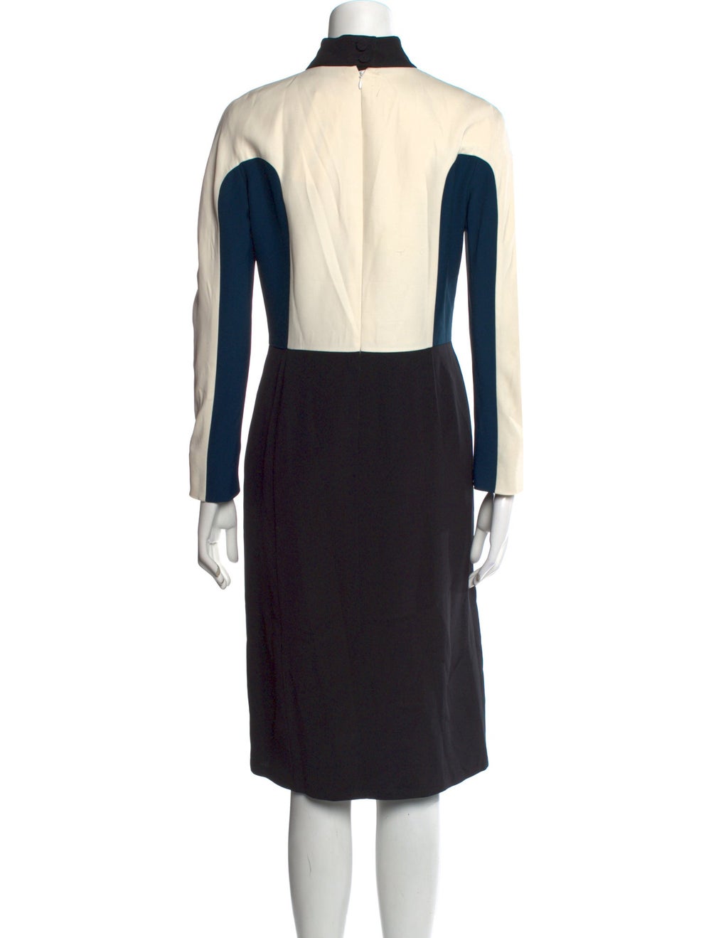 Fendi Colorblock Pattern Knee-Length Dress - Neutrals Dresses, Clothing ...