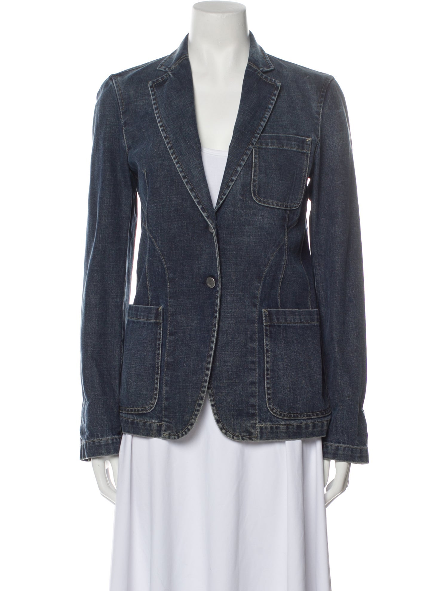 Fendi Denim Jacket - Blue Jackets, Clothing - FEN321629 | The RealReal