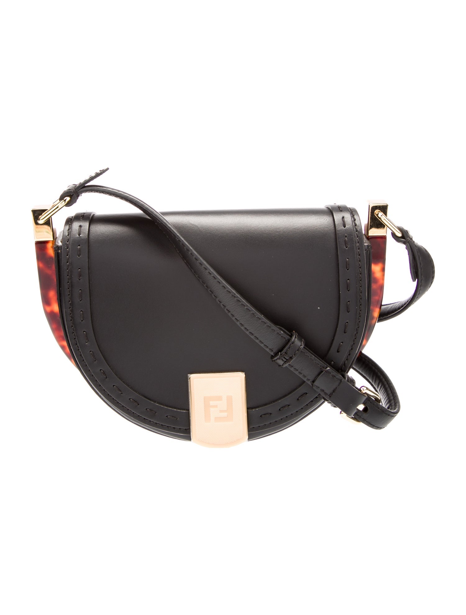 Fendi Moonlight Crossbody Bag - Black Crossbody Bags, Handbags ...