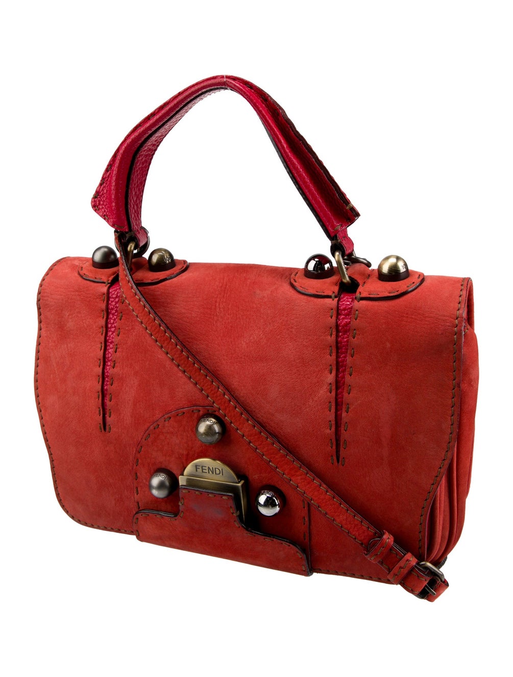 Fendi Vintage F3 Secret Code Bag - Red Handle Bags, Handbags ...