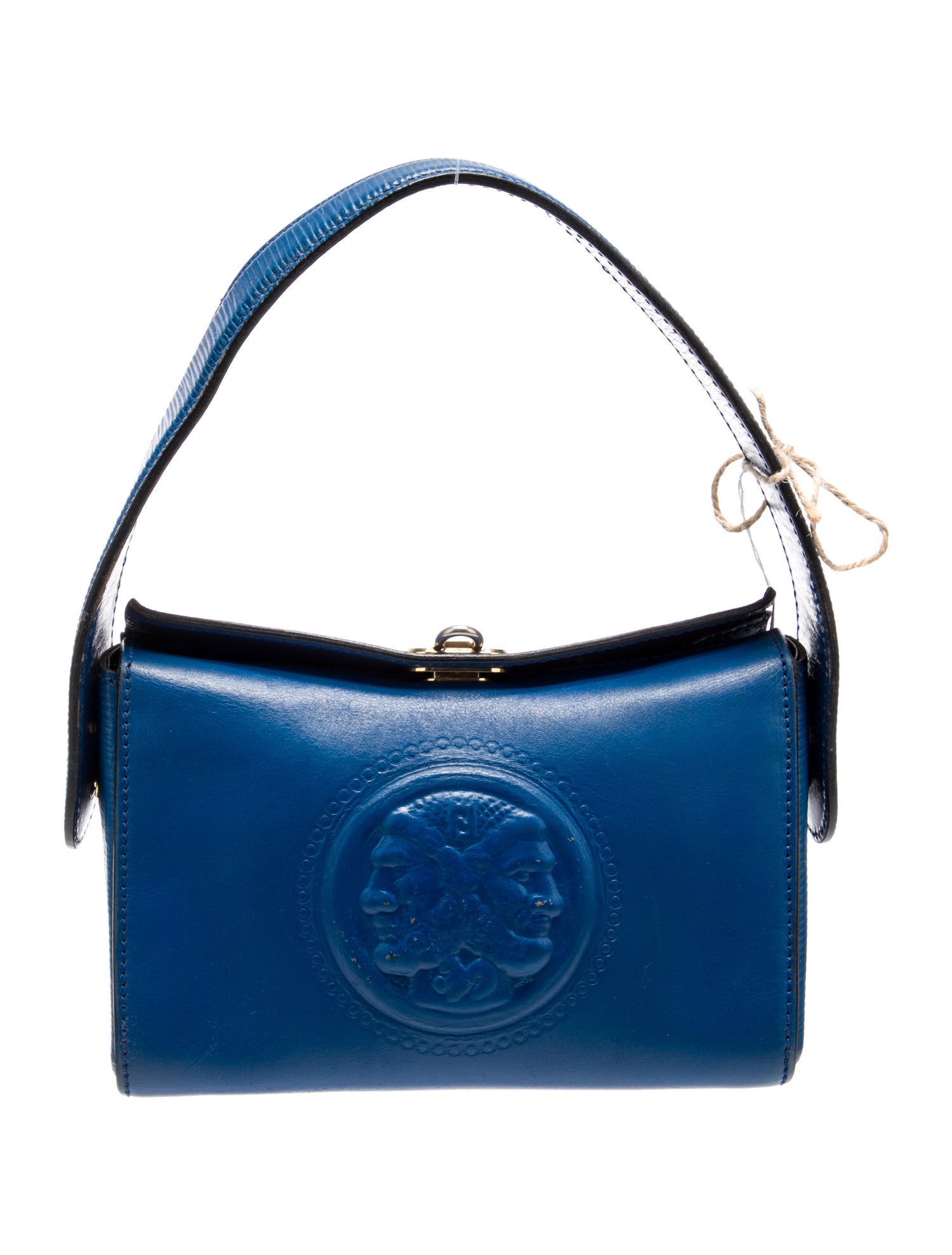 Fendi Leather Janus Handle Bag - Blue Handle Bags, Handbags - FEN323779 ...