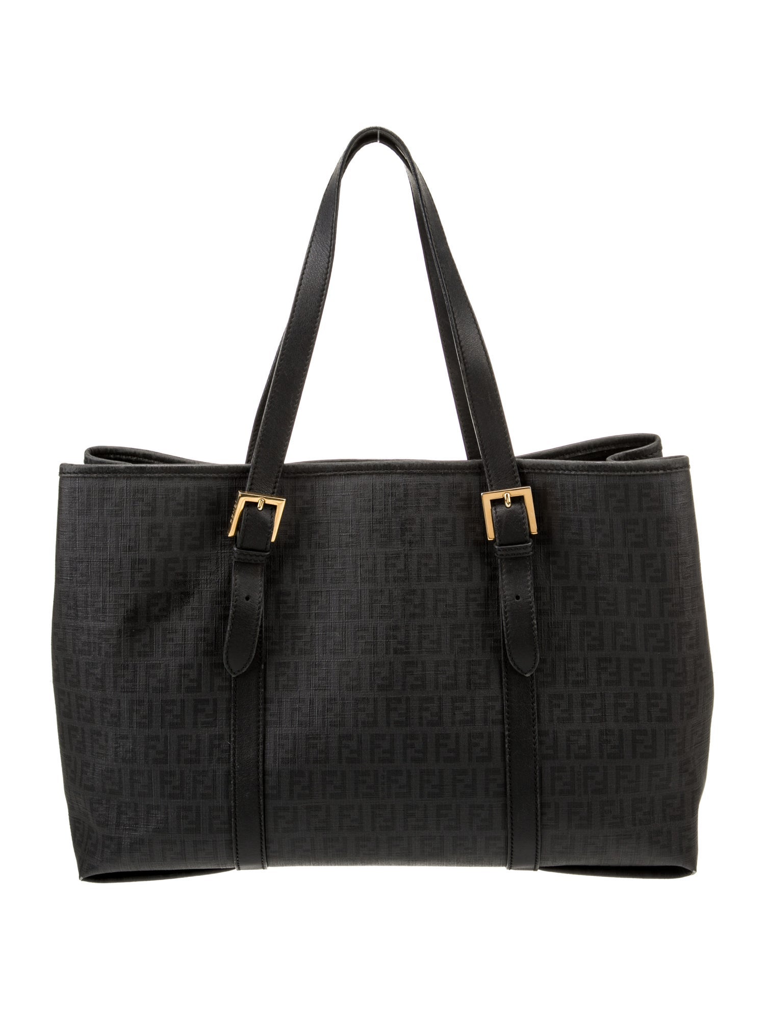 Fendi Zucchino Tote - Black Totes, Handbags - FEN325448 | The RealReal