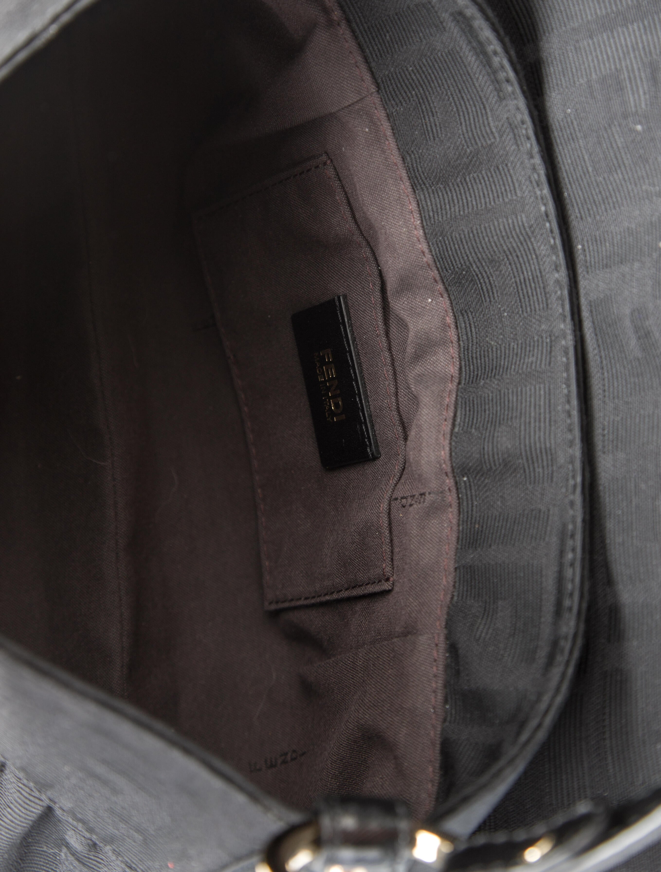 Fendi Small Zucca Chef Shoulder Bag - Black Shoulder Bags, Handbags ...