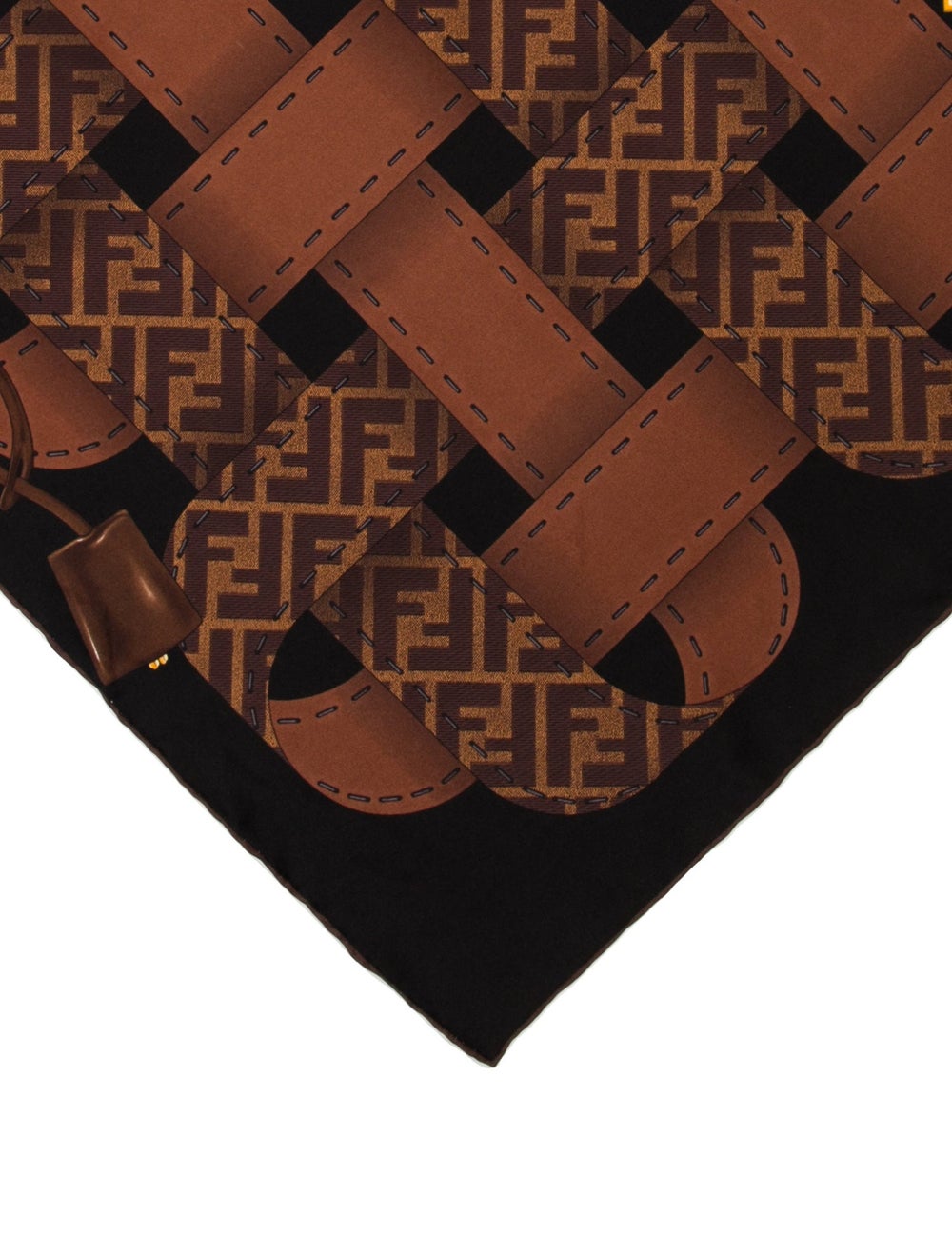 Fendi Wool Vintage Scarf - Brown Scarves and Shawls, Accessories ...