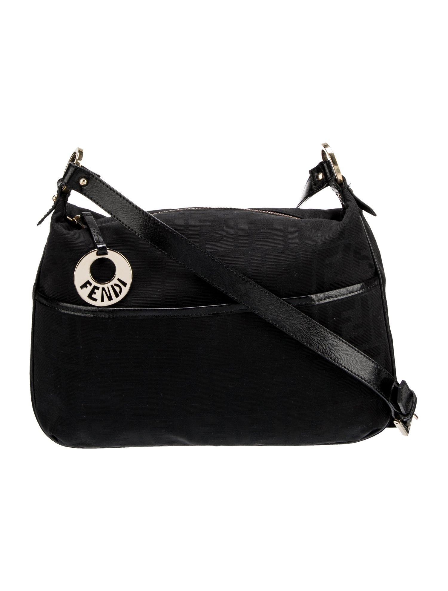 Fendi Zucca Crossbody Bag - Black Crossbody Bags, Handbags - FEN328546 ...