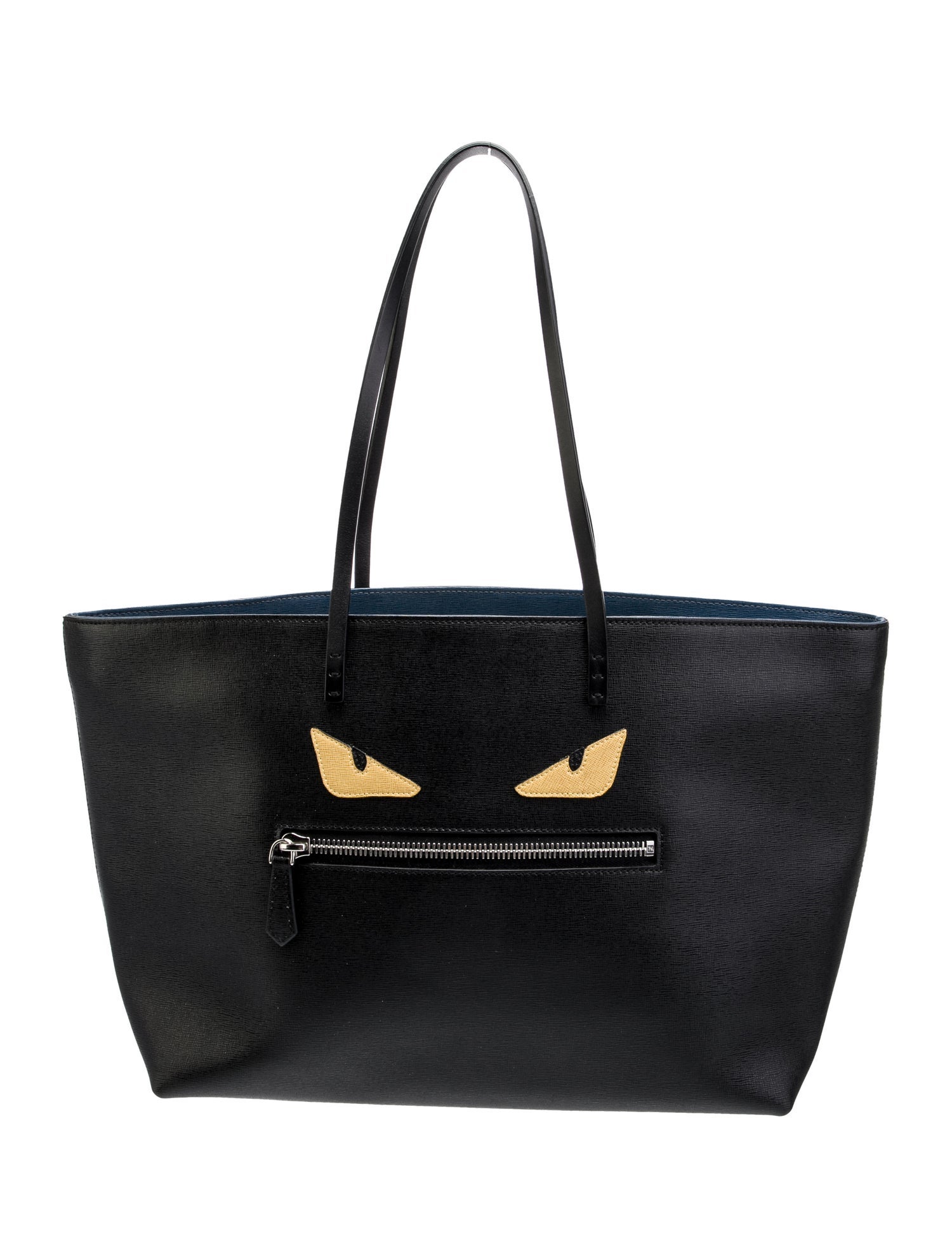 Fendi Medium Monster Roll Tote - Black Totes, Handbags - FEN329804 ...