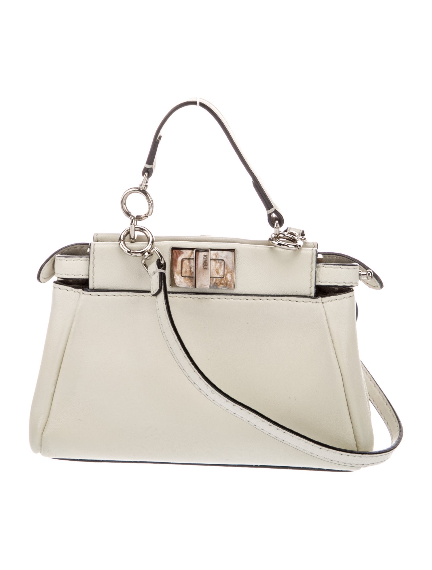 Fendi Micro Peekaboo Handle Bag - Blue Mini Bags, Handbags - FEN321894 ...