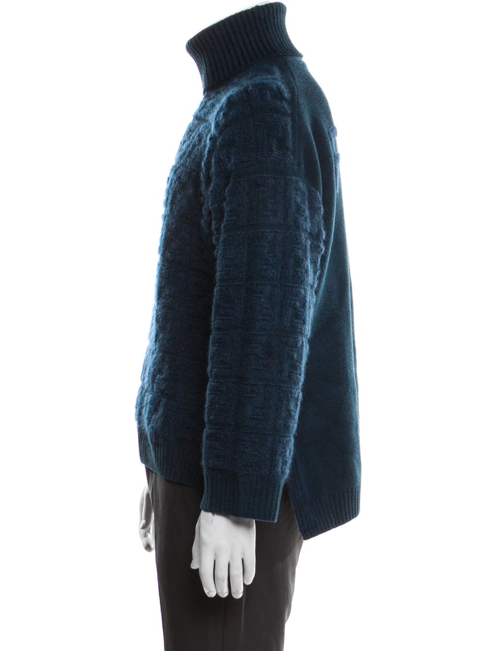 Fendi Pullover From the 2019 Collection Blue Long Sle… - Gem