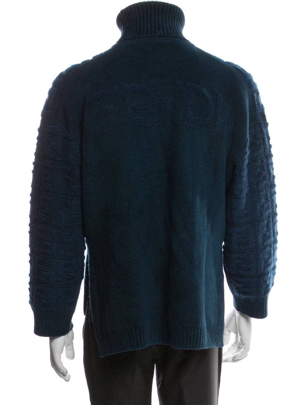 Fendi Pullover From the 2019 Collection Blue Long Sle… - Gem