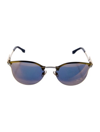 Fendi Aviator Tinted Sunglasses - Blue Sunglasses, Accessories ...