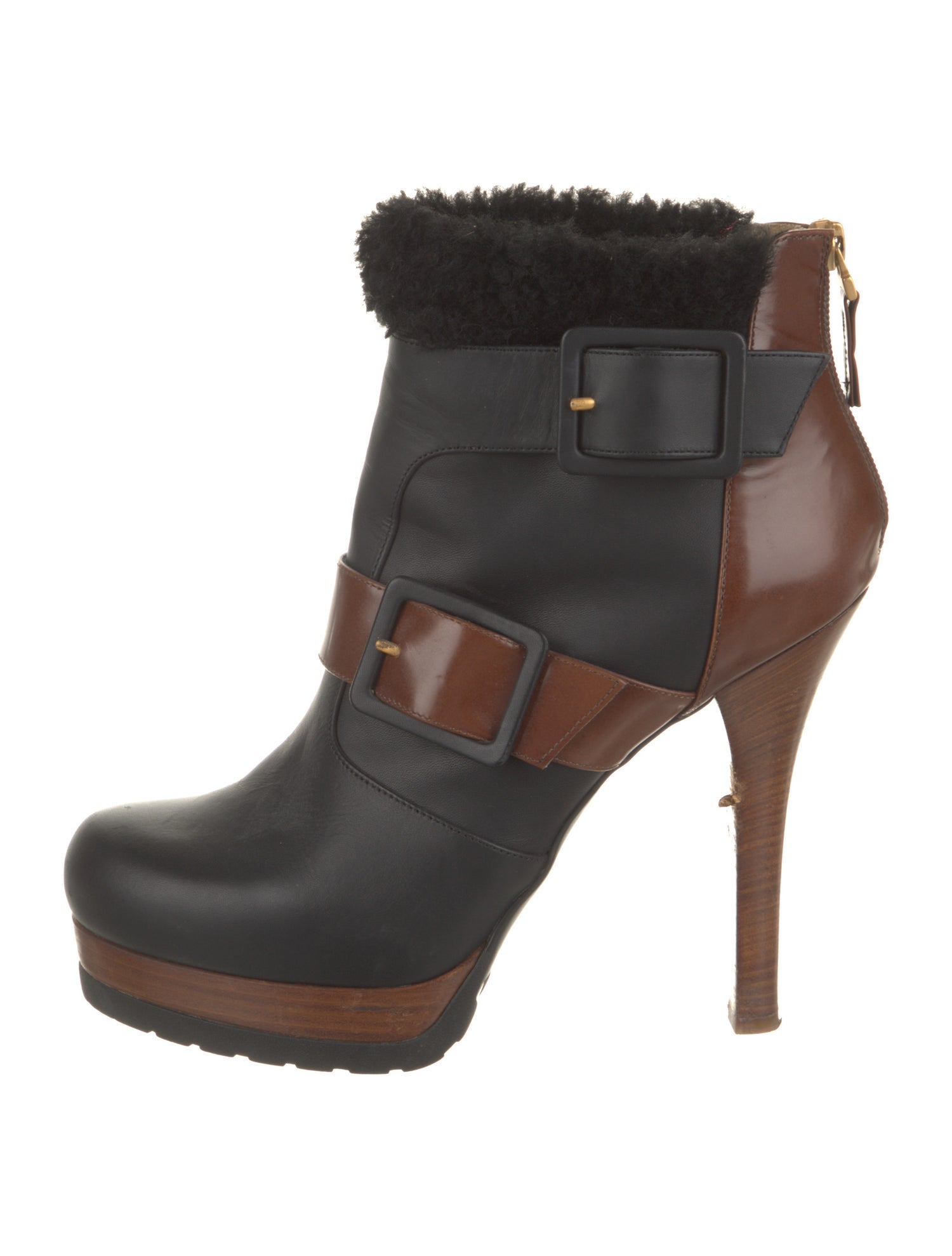 Fendi Leather Boots - Black Boots, Shoes - FEN333480 | The RealReal