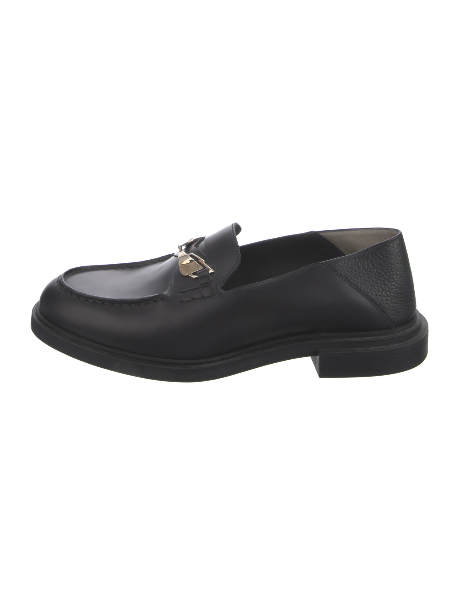 Fendi Leather Dress Loafers - Black Loafers, Shoes - FEN333671 | The ...