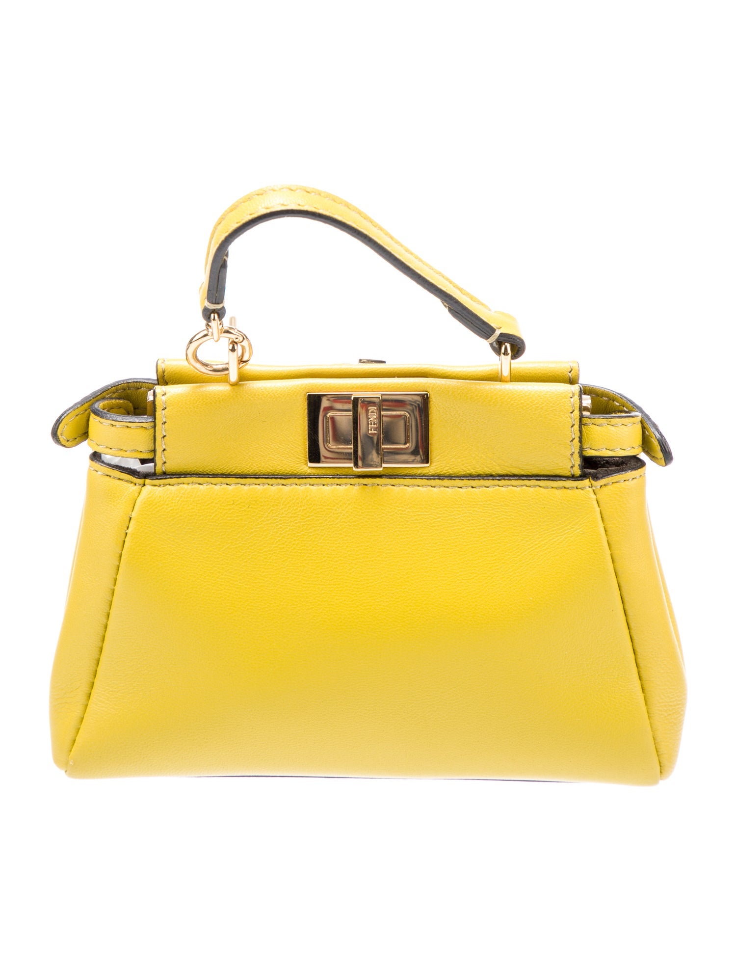 Fendi Micro Peekaboo Handle Bag - Blue Mini Bags, Handbags - FEN321894 ...