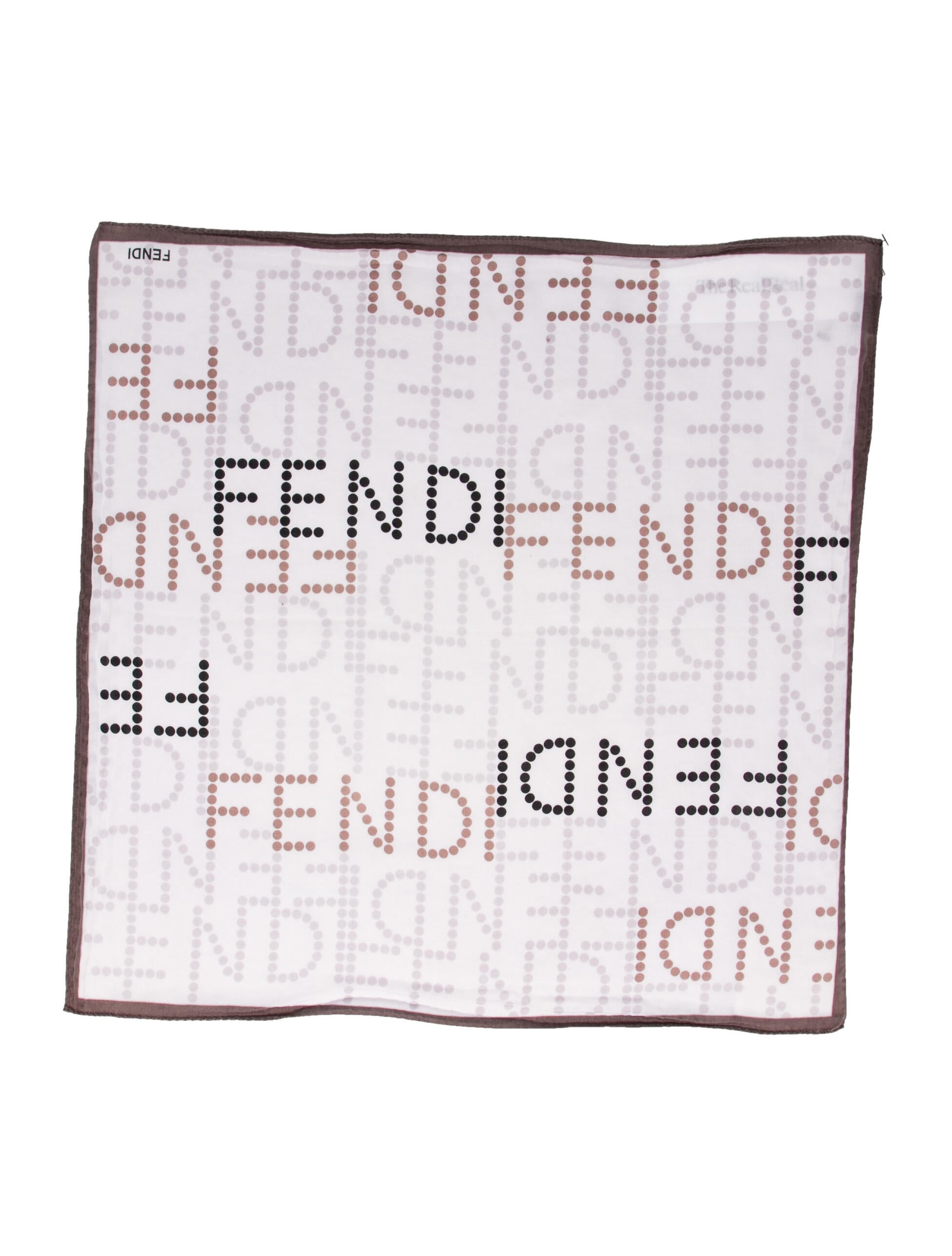 Fendi Vintage Printed Scarf - White Scarves and Shawls, Accessories ...