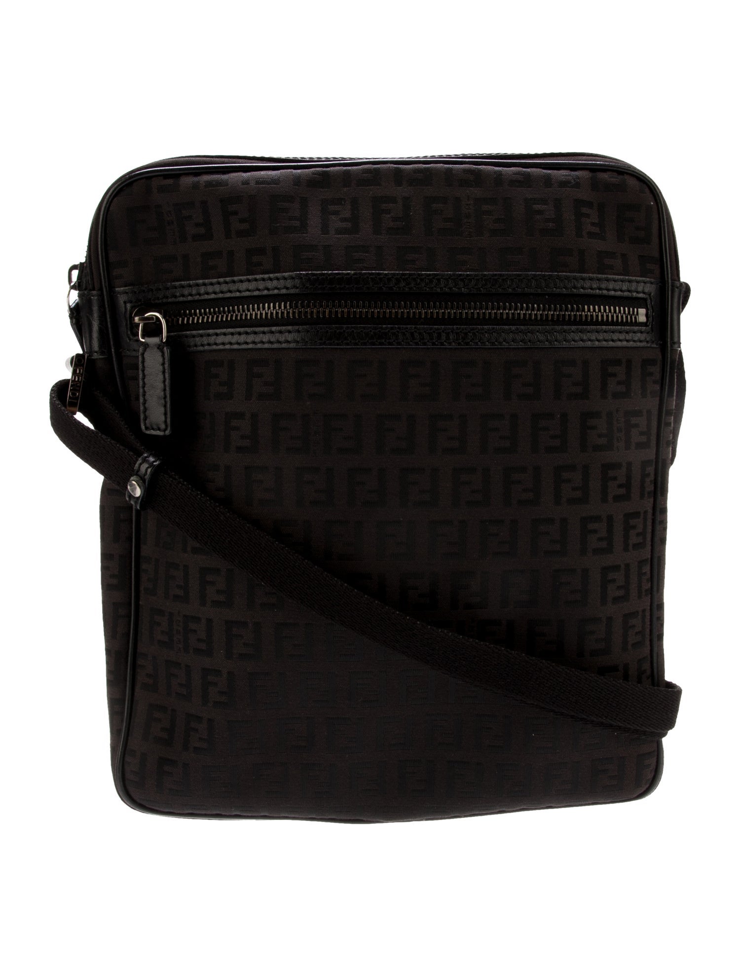 Fendi Zucchino Crossbody Bag - Brown Crossbody Bags, Handbags ...