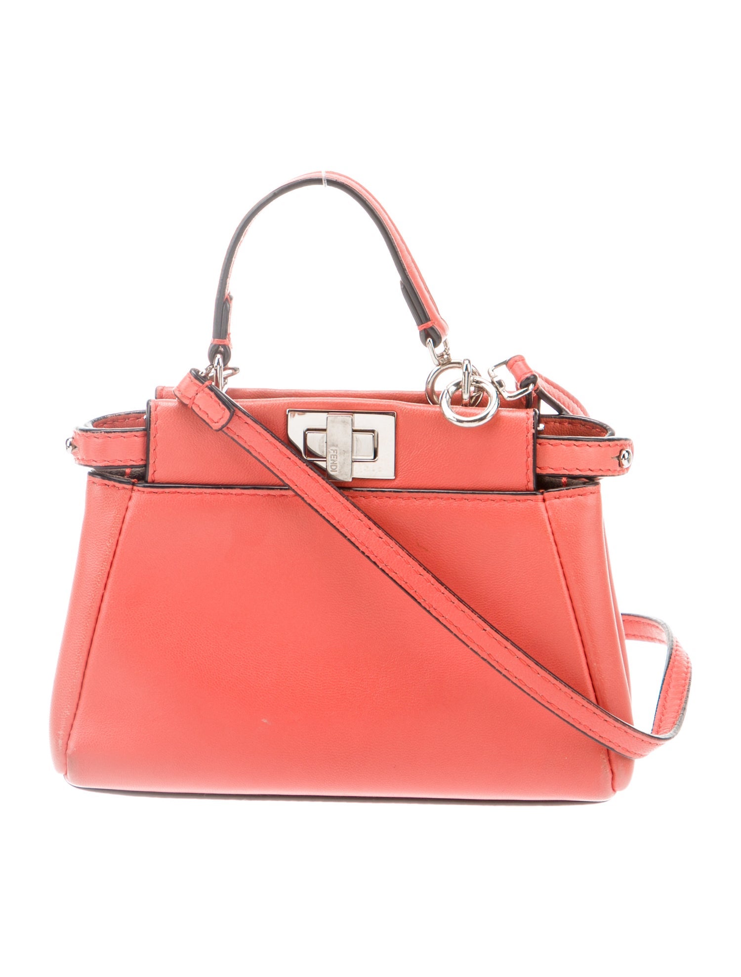 Fendi Micro Peekaboo Handle Bag - Blue Mini Bags, Handbags - FEN321894 ...