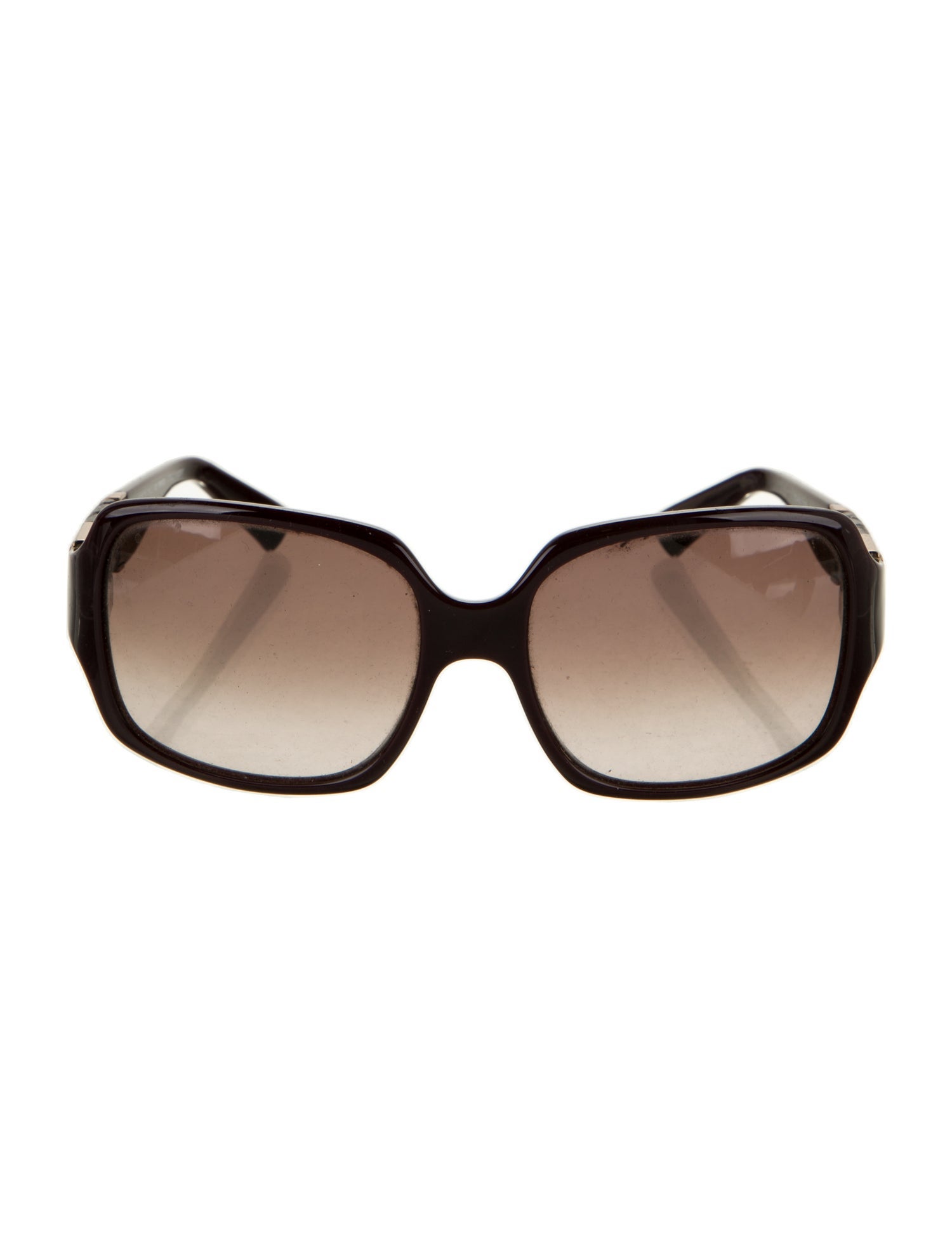 Fendi Square Gradient Sunglasses - Burgundy Sunglasses, Accessories ...