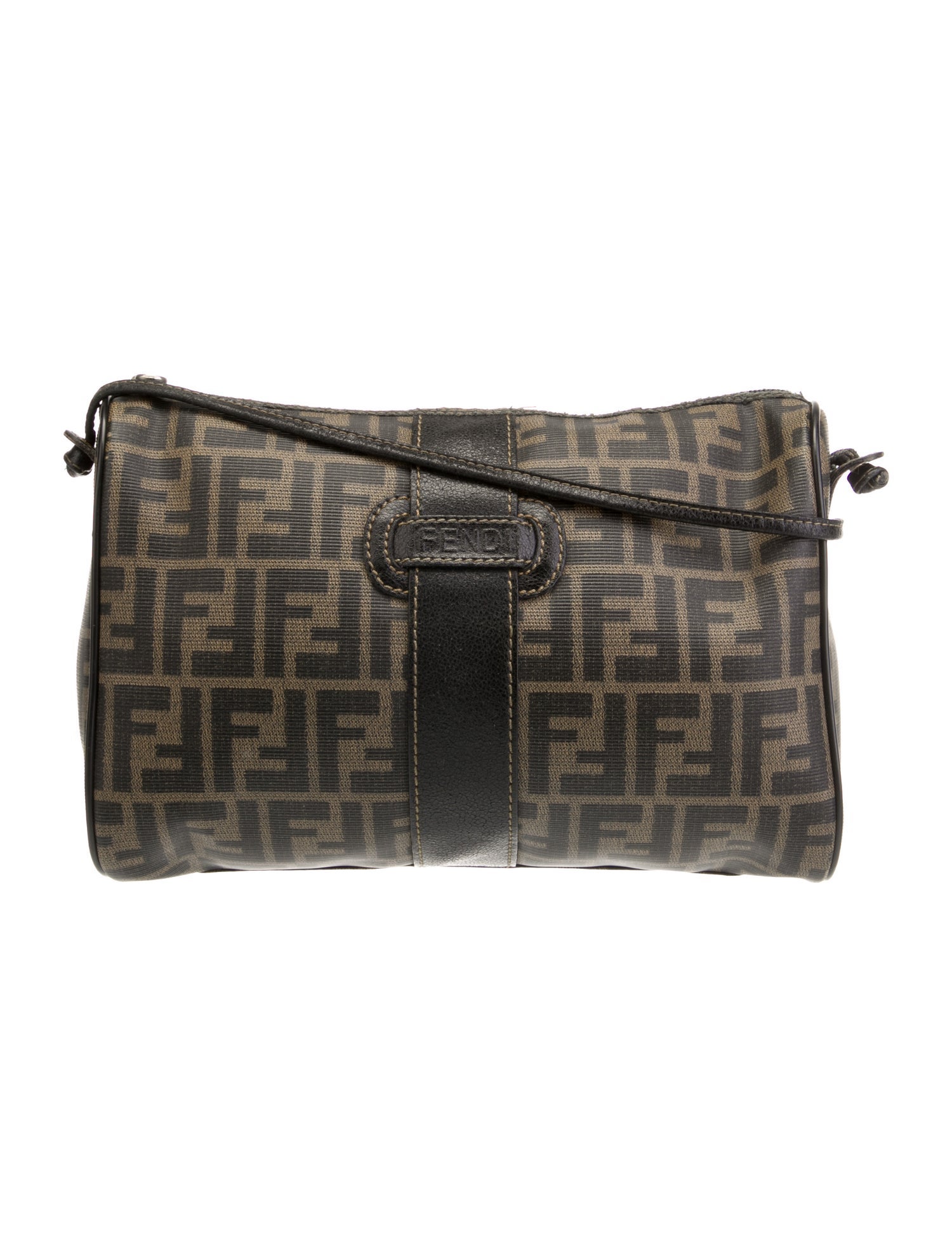 Fendi Zucca Crossbody Bag - Brown Crossbody Bags, Handbags - FEN334964 ...