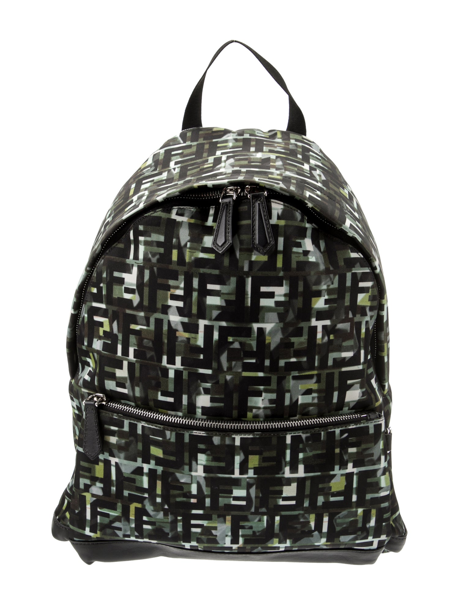 Fendi Zucca Backpack - Green Backpacks, Handbags - FEN335089 | The RealReal