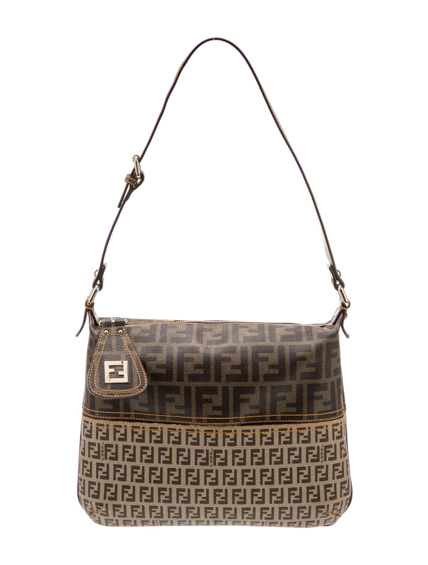 Fendi Zucca FF Hobo Vintage - Brown Hobos, Handbags - FEN337836 | The ...