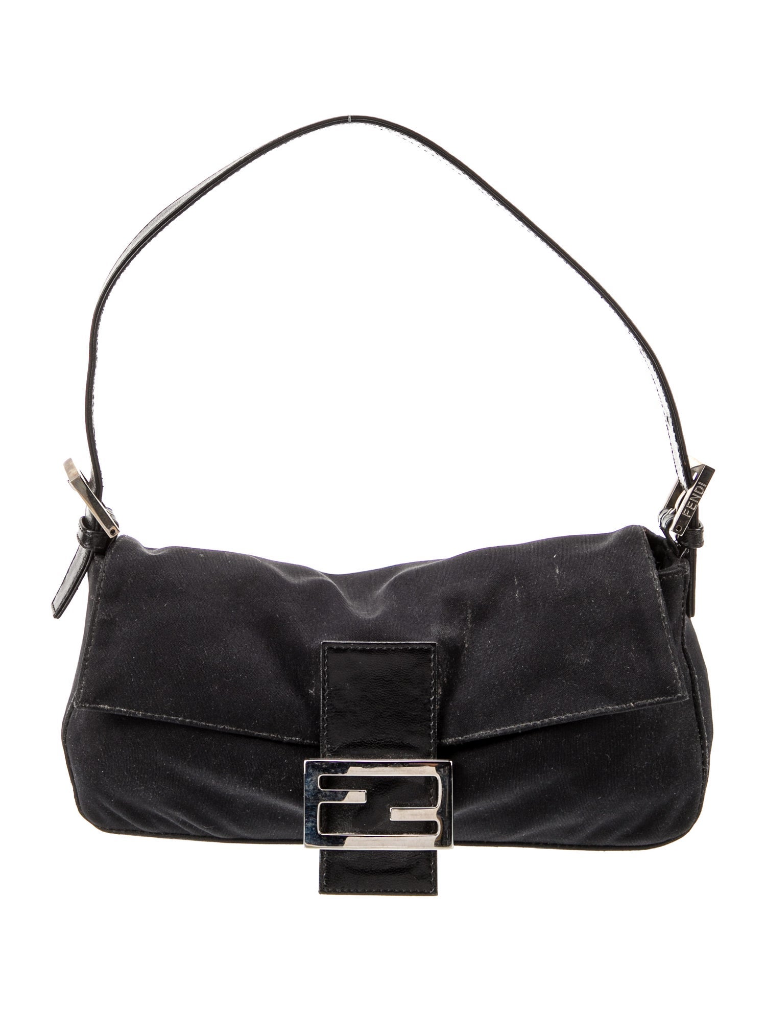 Fendi Neoprene Baguette - Black Shoulder Bags, Handbags - FEN341830 ...