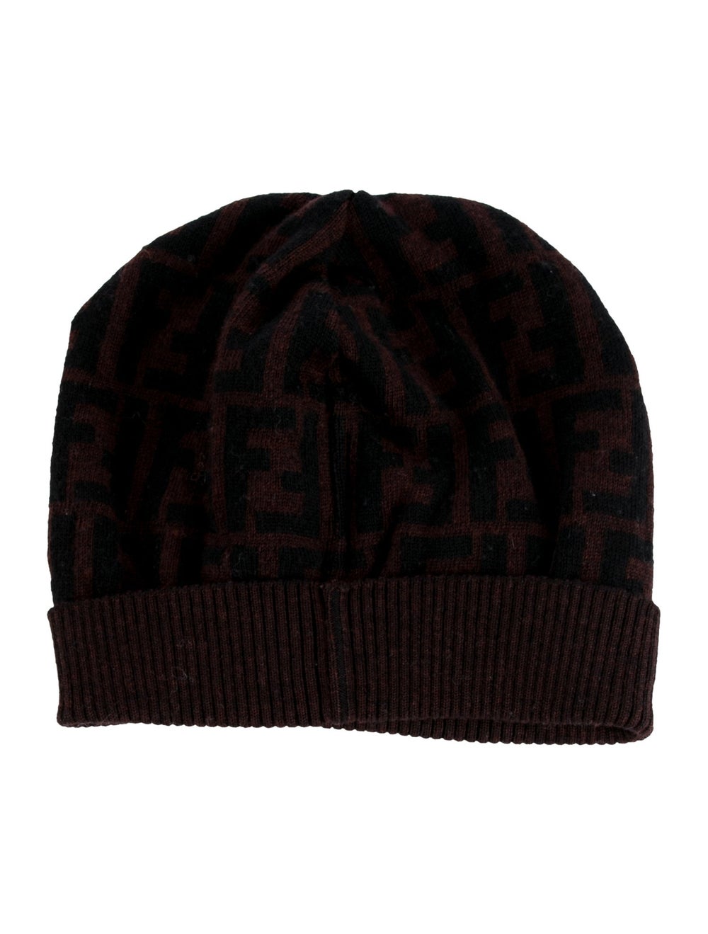Fendi beanie with Zucca FF print throughout. - Gem