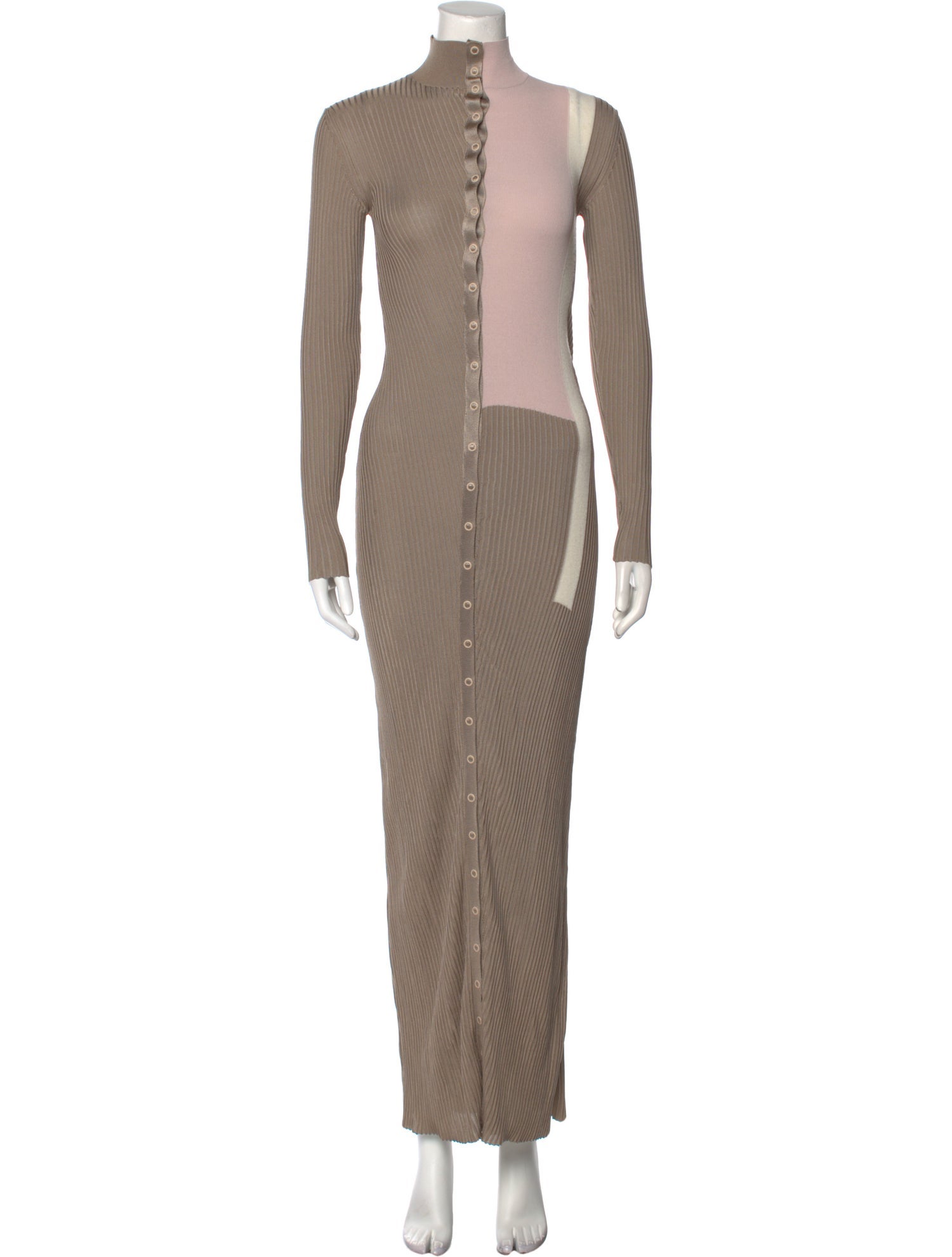 Fendi Silk Long Dress - Neutrals Dresses, Clothing - FEN344004 | The ...
