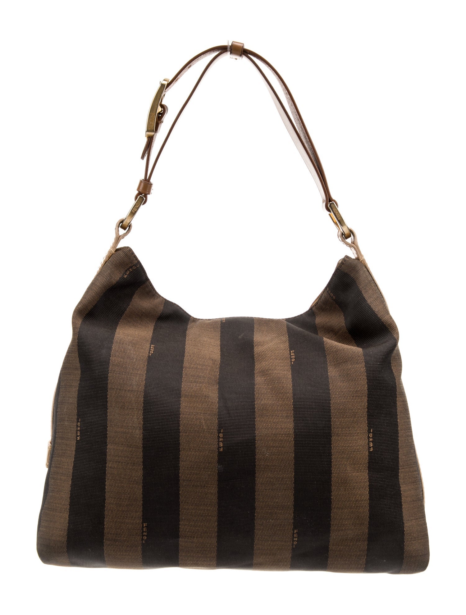 Fendi Canvas Hobo - Brown Hobos, Handbags - FEN347654 | The RealReal