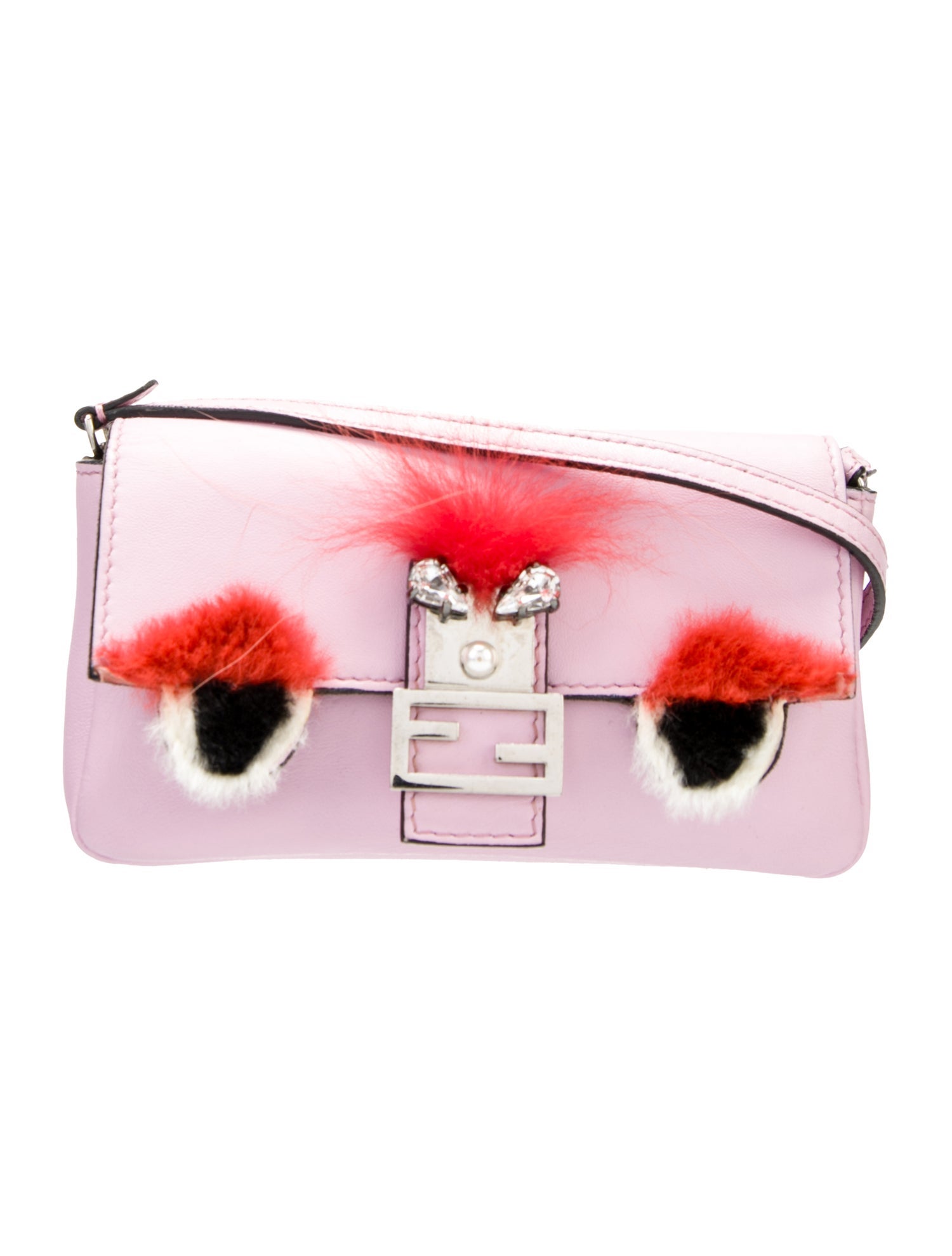 Fendi Monsters Baguette - Pink Mini Bags, Handbags - FEN349395 | The ...