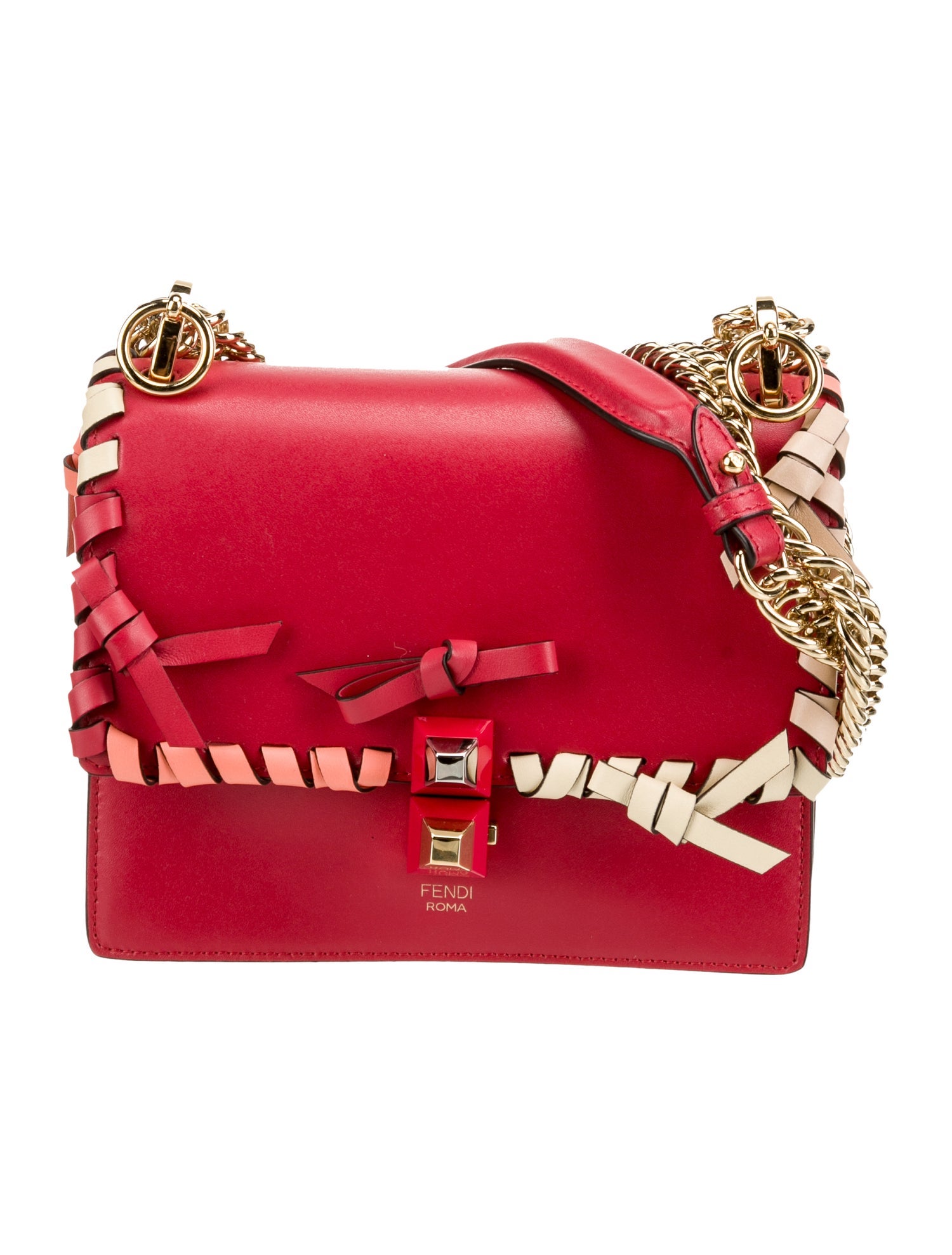 Fendi Fendi - Red Shoulder Bags, Handbags - FEN349787 | The RealReal