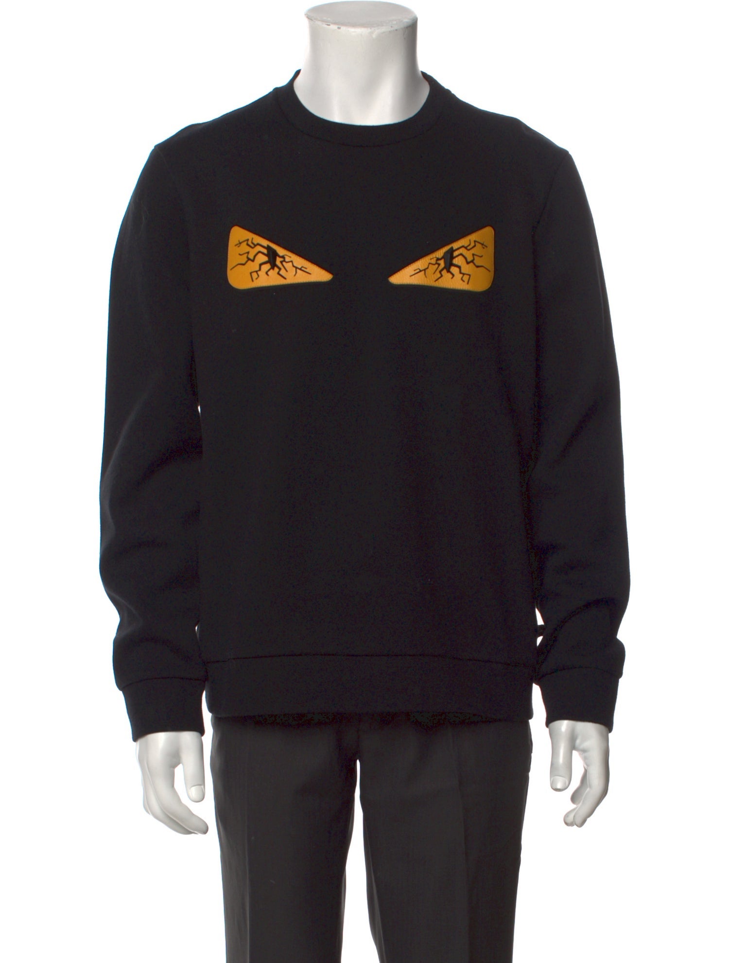 Fendi 2017 Monsters Motif Sweatshirt - Black Sweatshirts & Hoodies ...