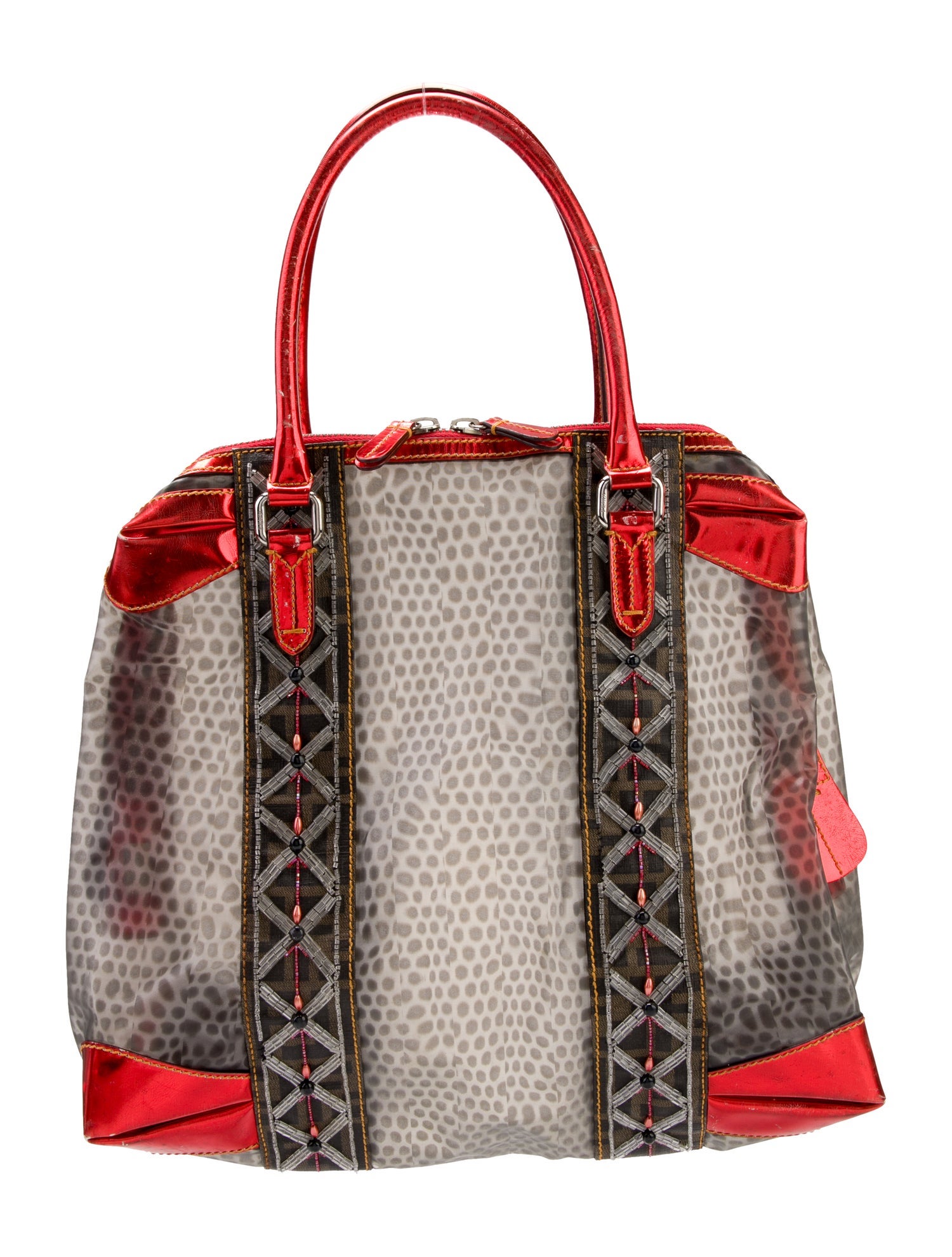 Fendi PVC Bucket Bag - Grey Totes, Handbags - FEN352702 | The RealReal