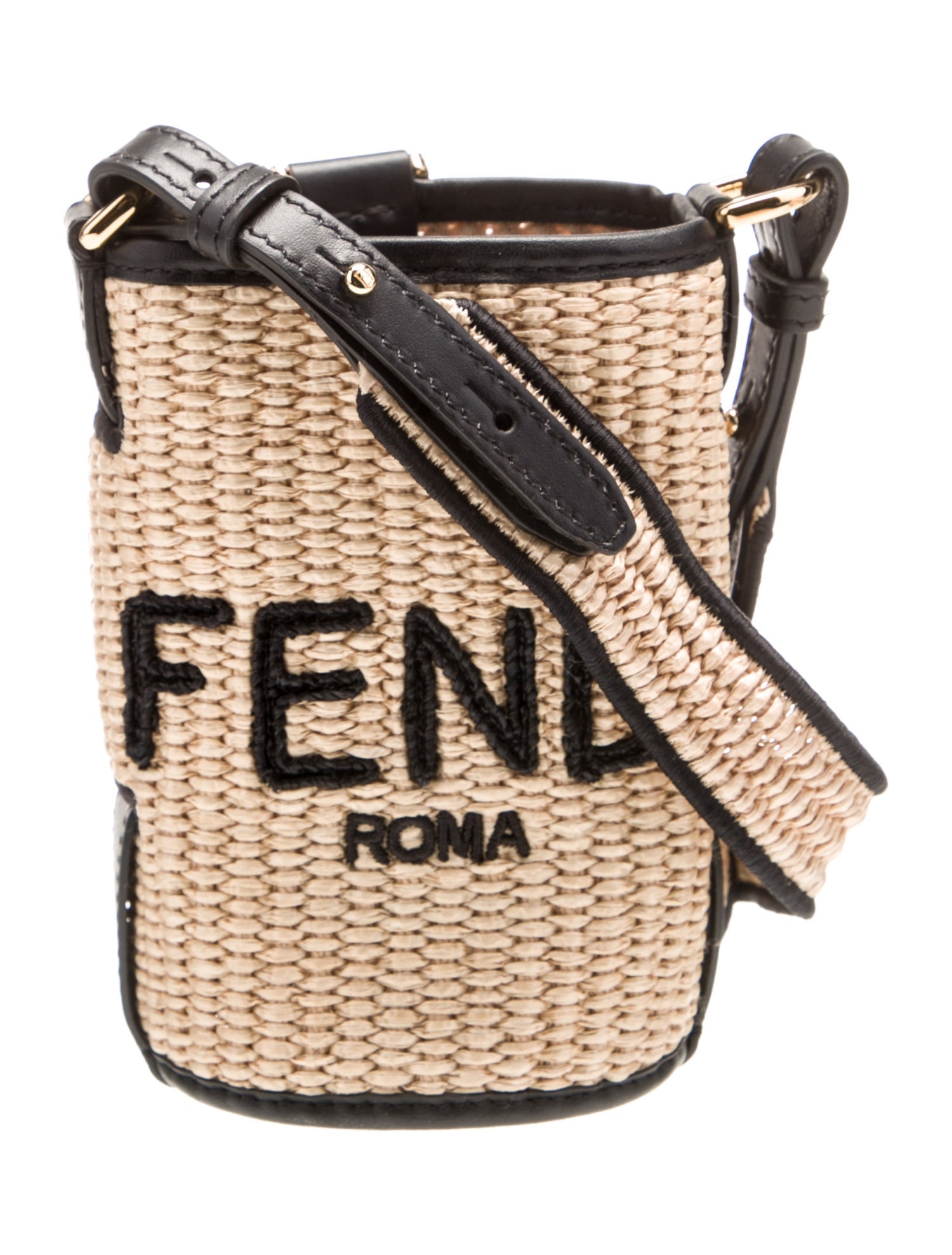 Fendi Raffia Bucket Bag 2021 - Neutrals Bucket Bags, Handbags ...