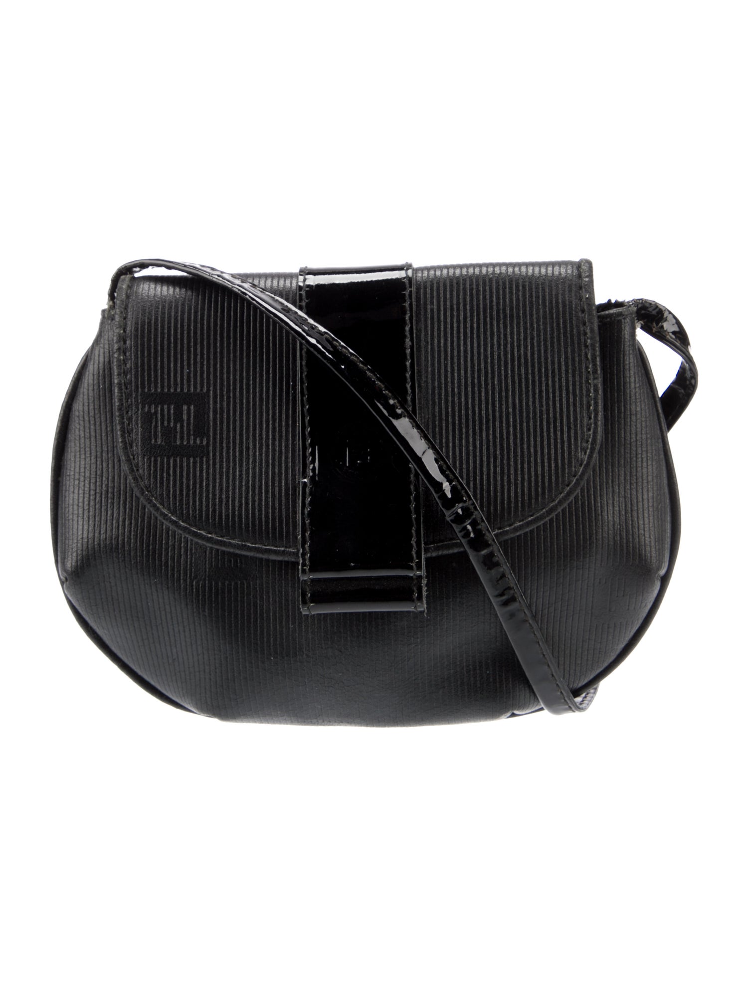 Fendi Leather Crossbody Bag Vintage - Black Crossbody Bags, Handbags ...