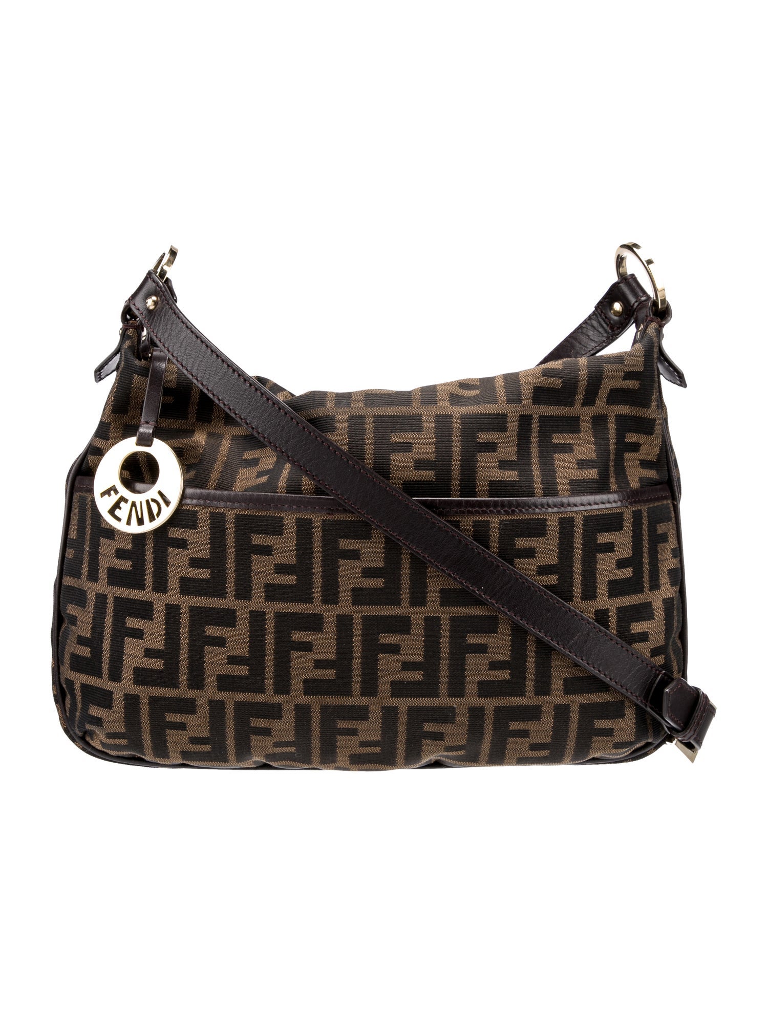 Fendi Zucca FF Chef - Brown Crossbody Bags, Handbags - FEN356517 | The ...