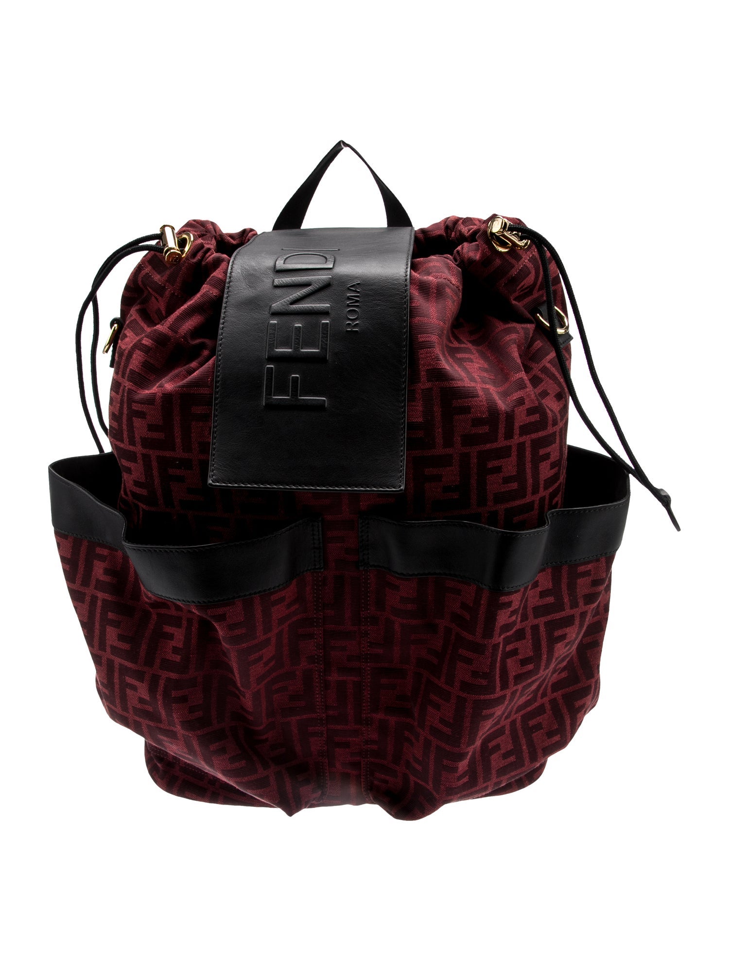 Fendi Zucca FF Backpack - Red Backpacks, Handbags - FEN356773 | The ...