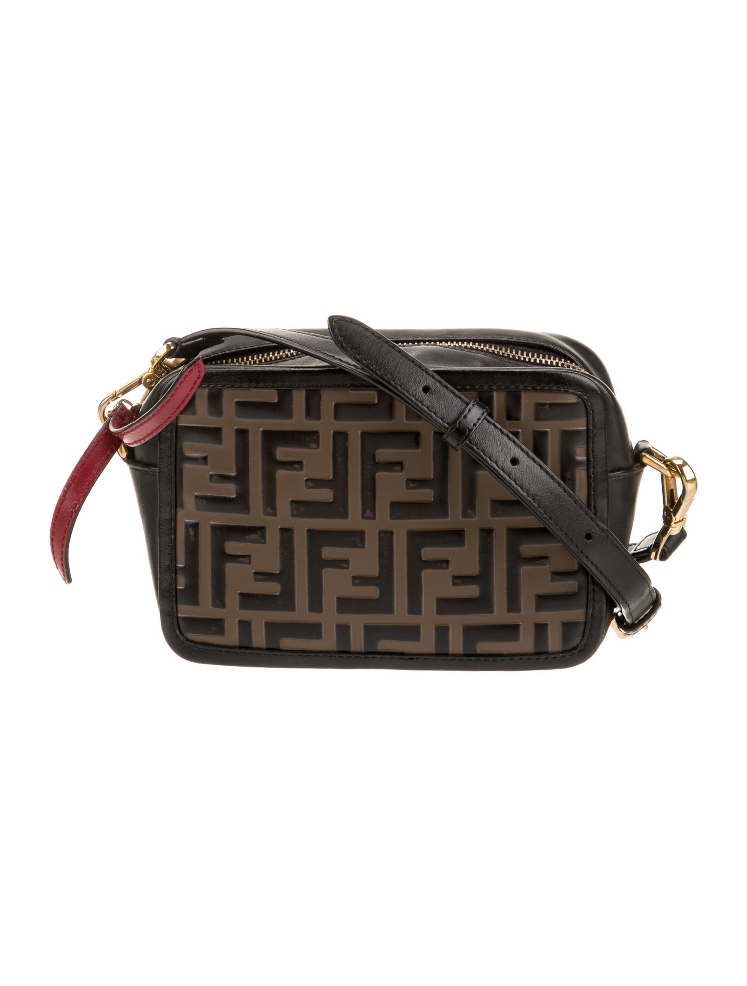 Fendi Zucca FF Crossbody Bag - Black Crossbody Bags, Handbags ...