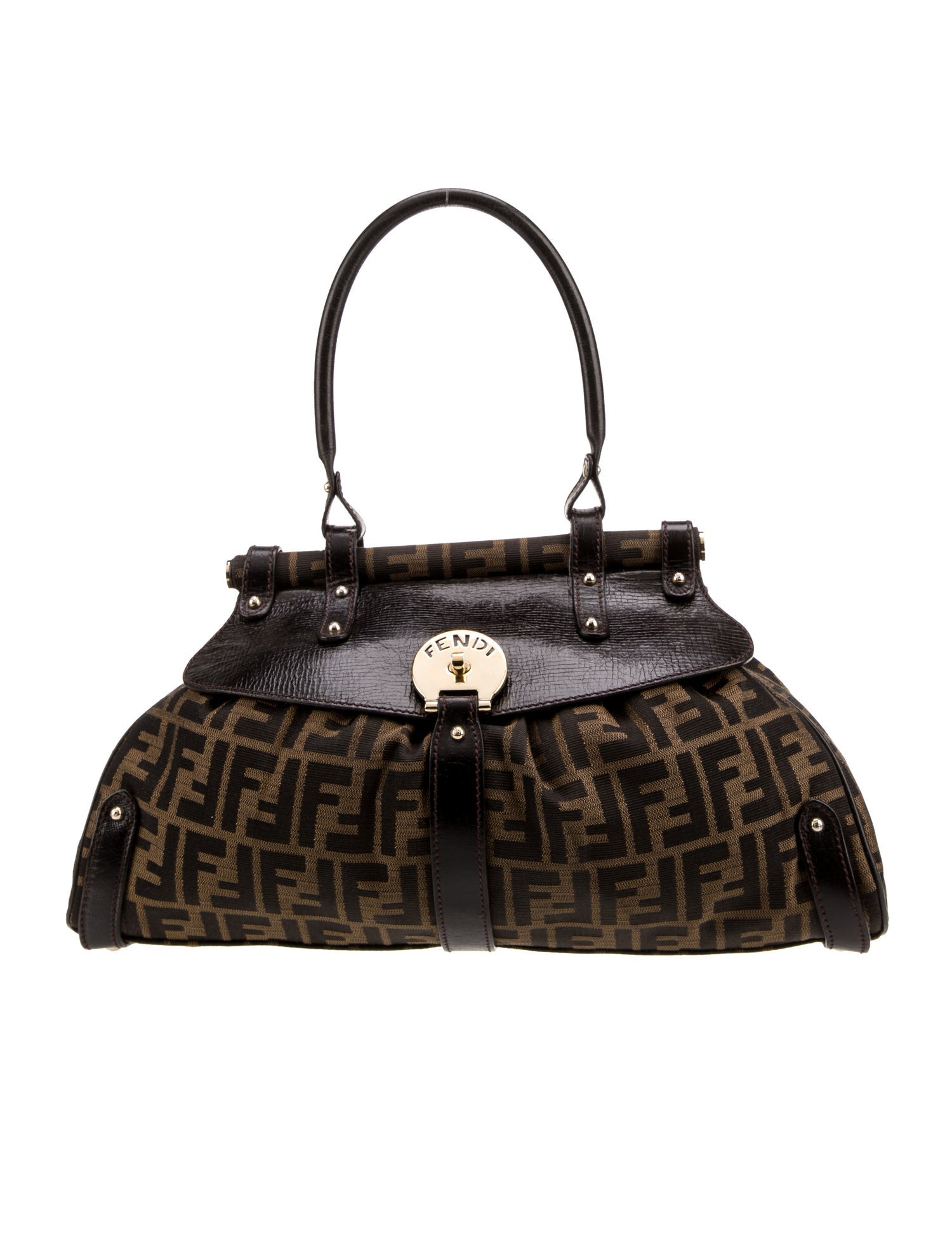 Fendi Zucca FF Magic Vintage - Brown Shoulder Bags, Handbags - FEN358755 | The RealReal