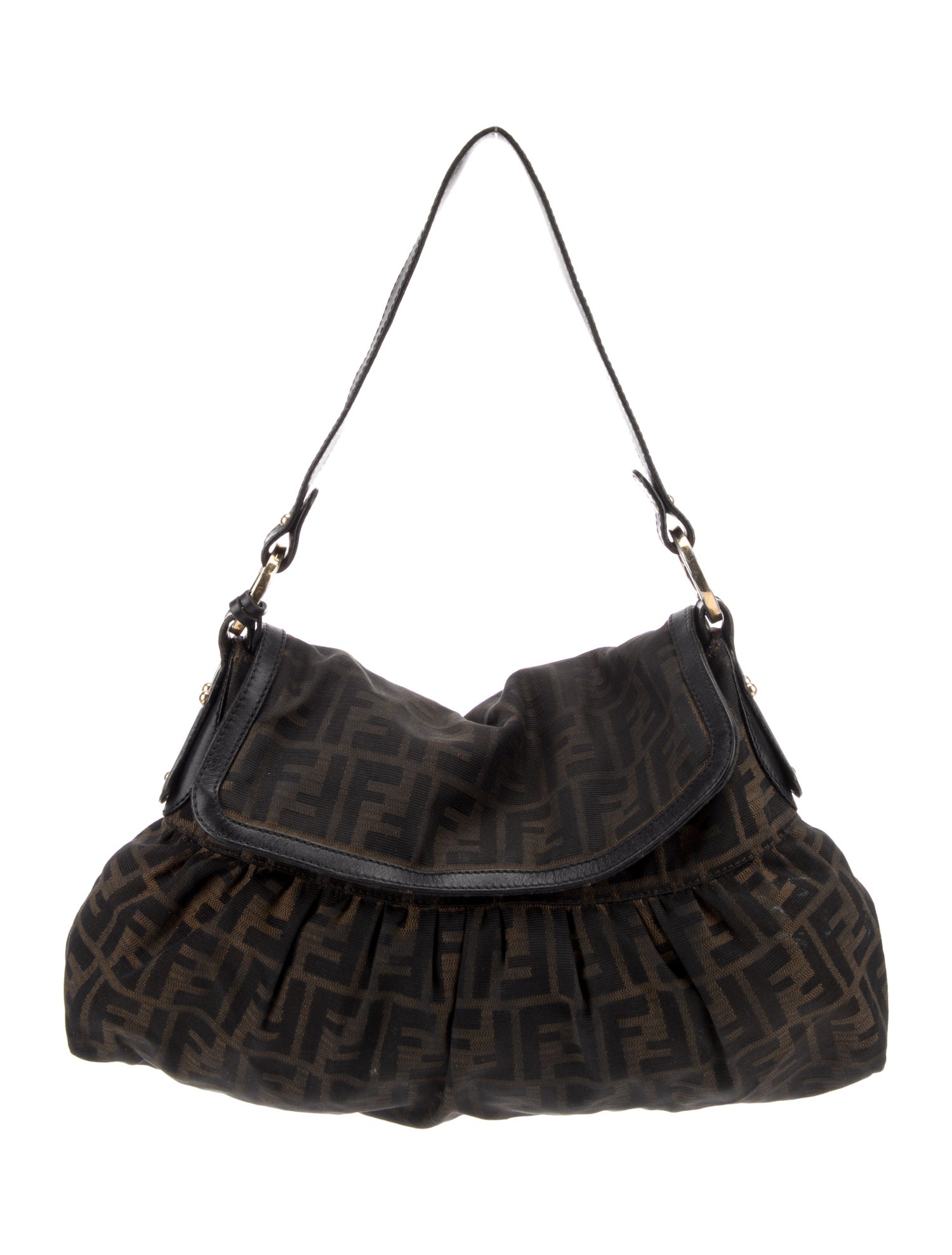 Fendi Zucca FF Chef - Brown Shoulder Bags, Handbags - FEN359067 | The ...