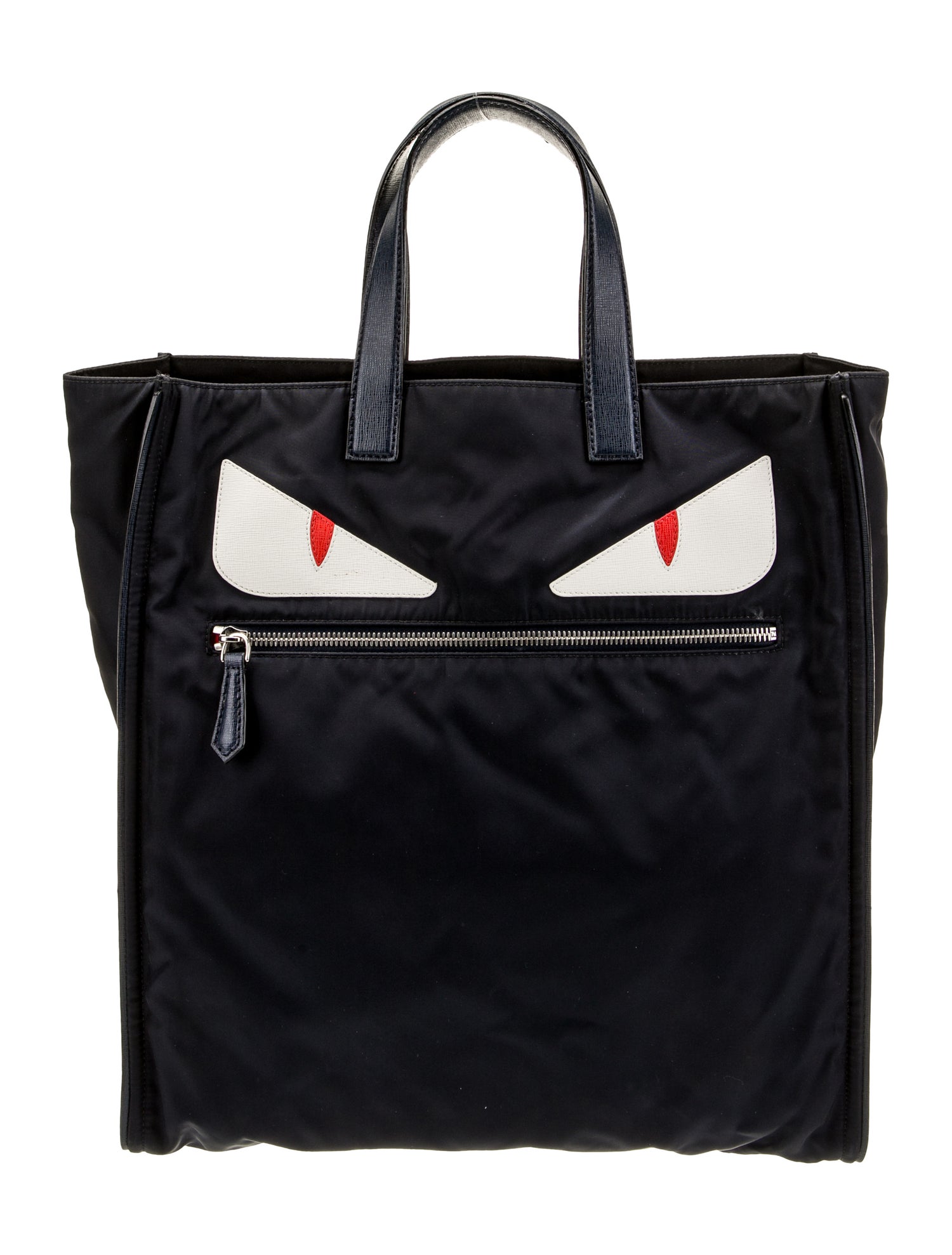 Fendi Monsters Tote - Blue Totes, Bags - FEN360185 | The RealReal