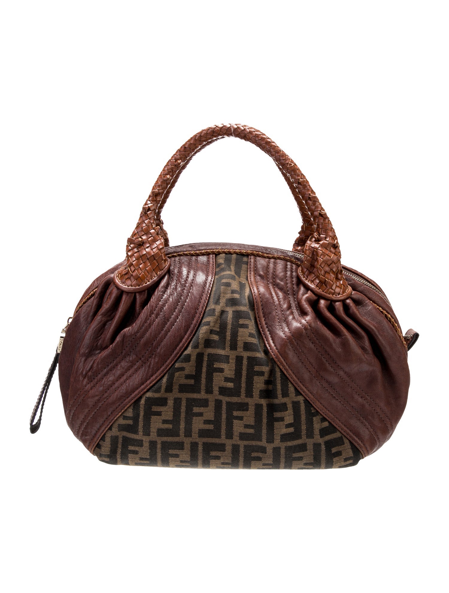 Fendi Zucca FF Spy Vintage - Brown Handle Bags, Handbags - FEN361308 ...