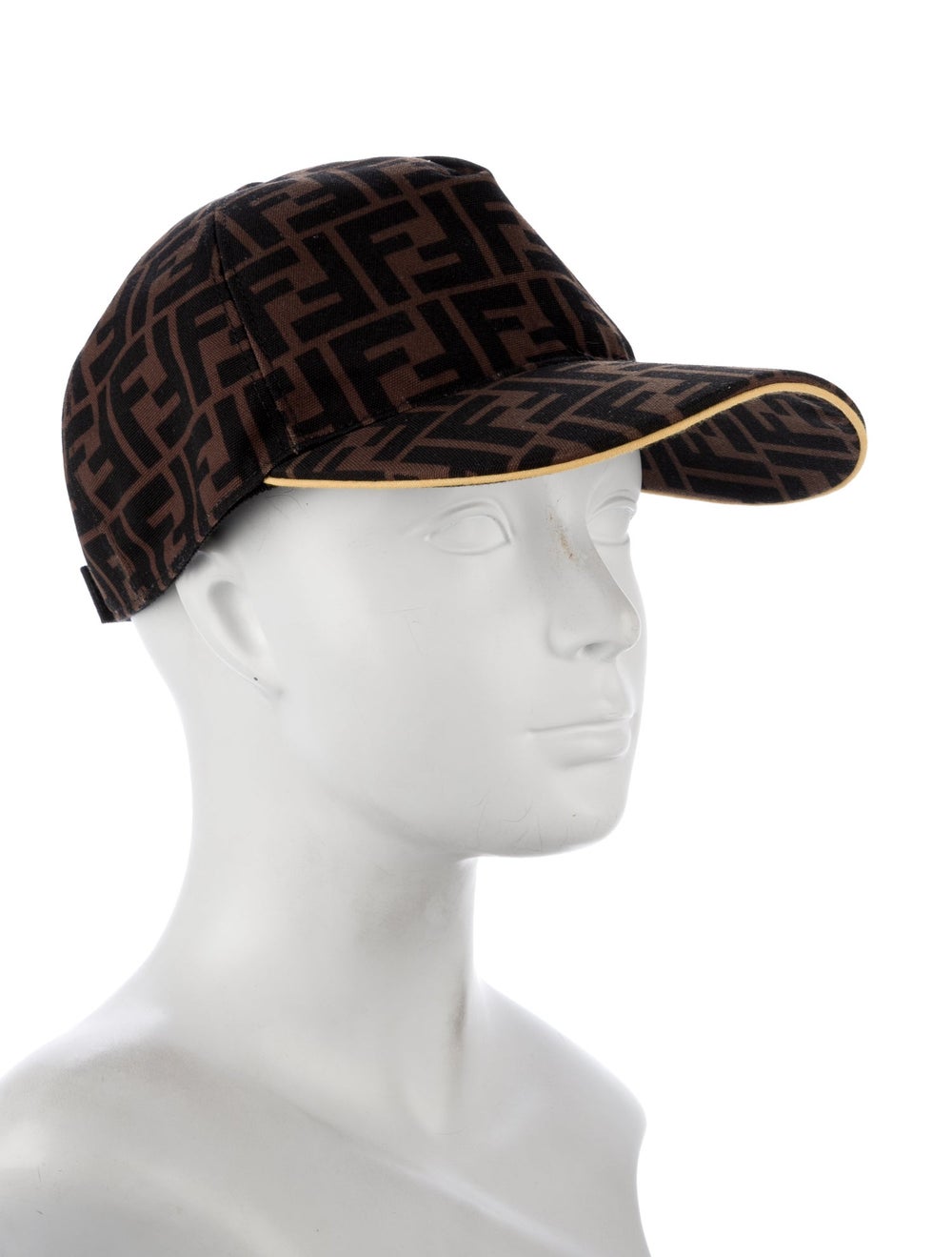 Women's brown and black Fendi baseball cap with FF zu… - Gem