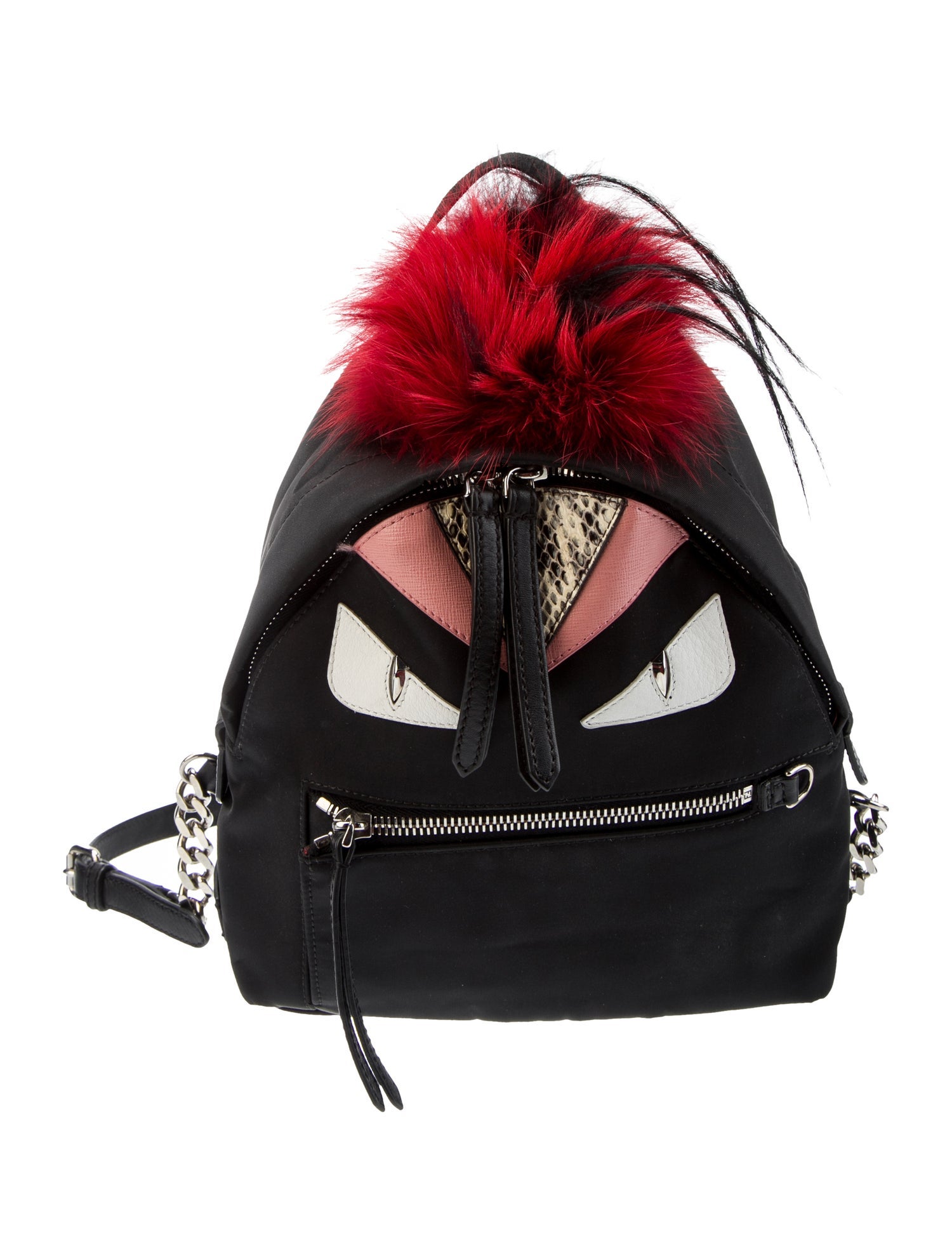 Fendi Monsters Backpack - Black Backpacks, Handbags - FEN365048 | The ...