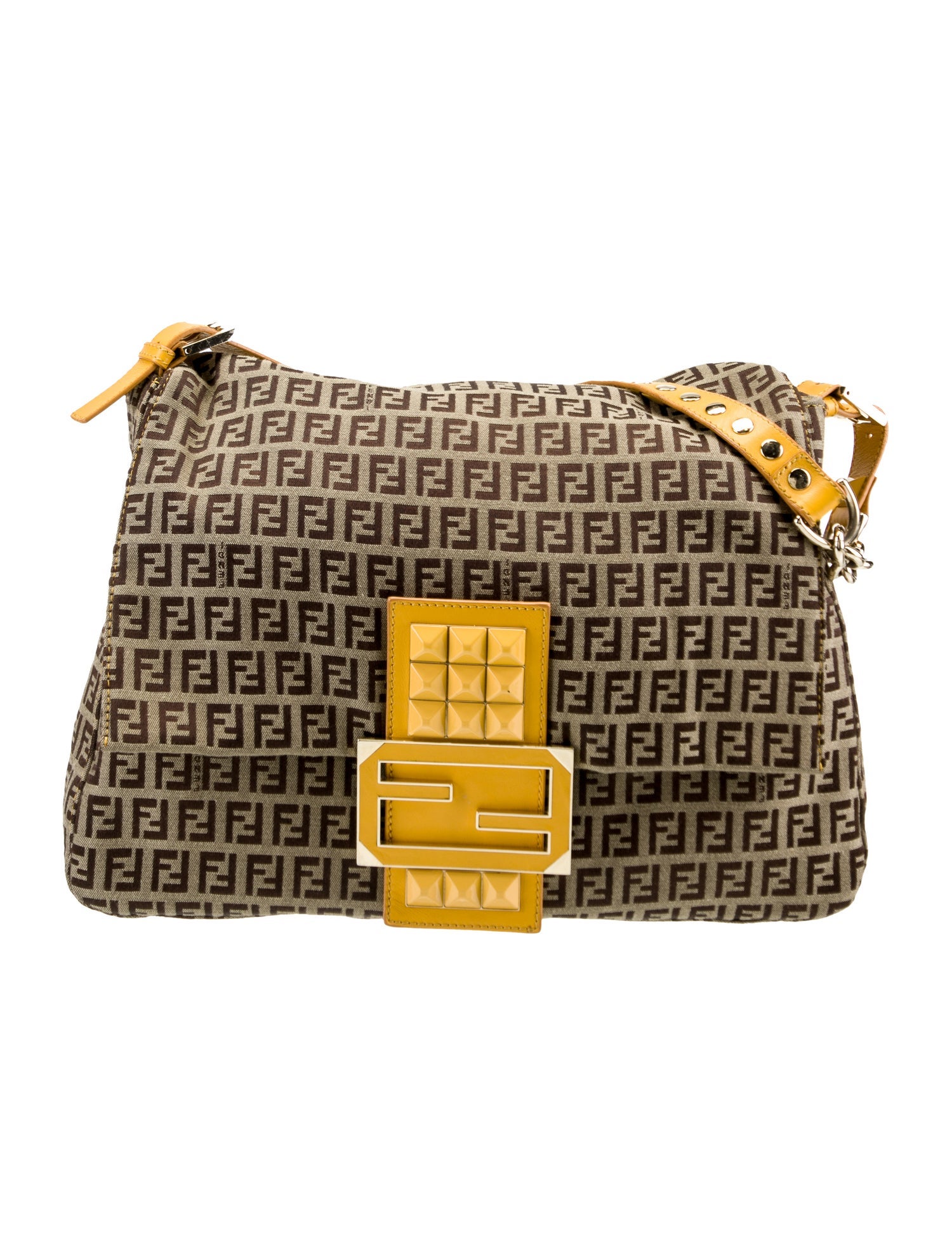 Fendi Zucchino FF Forever Mama Large - Neutrals Hobos, Handbags ...