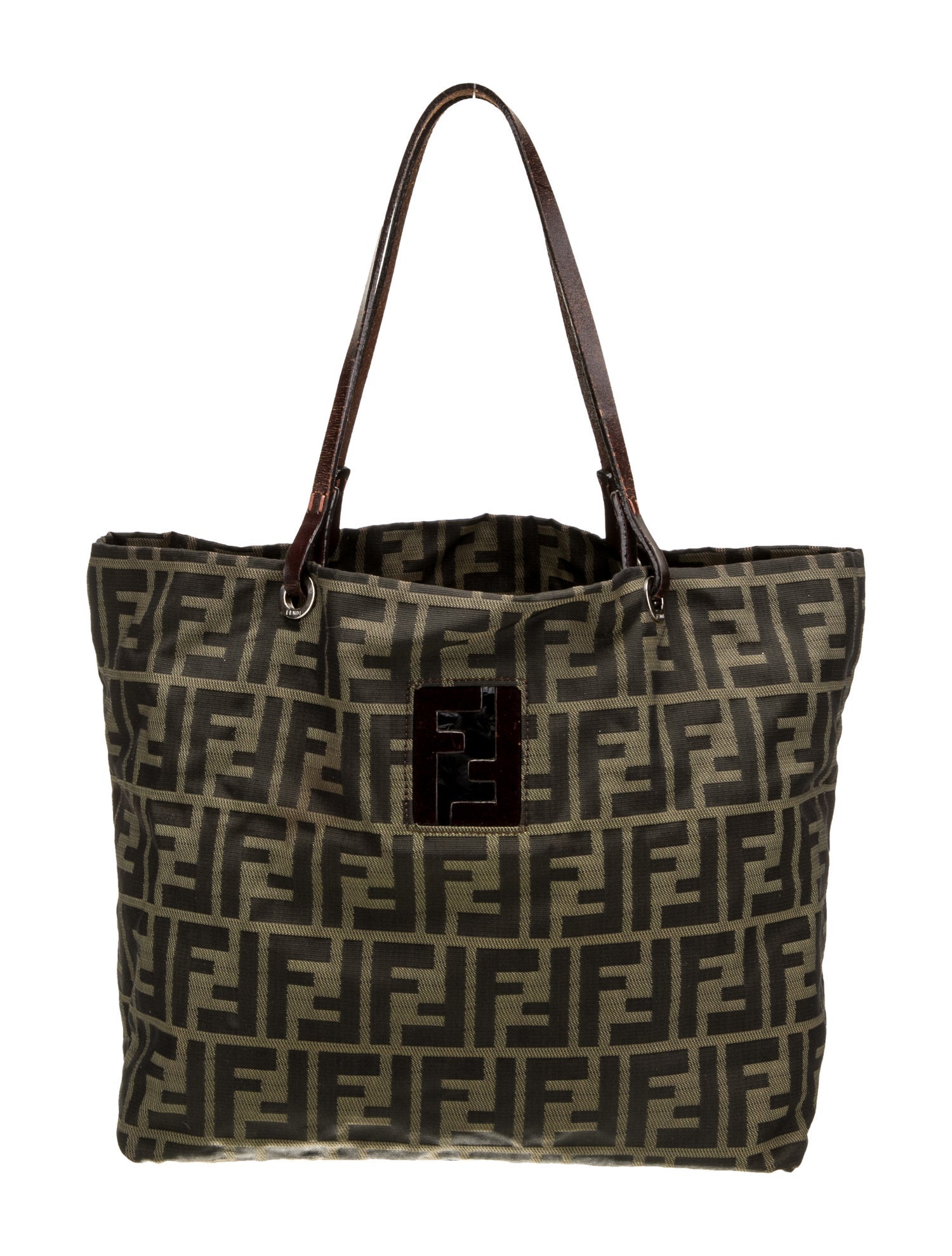 Fendi Zucchino FF Tote - Black Totes, Handbags - FEN365968 | The RealReal