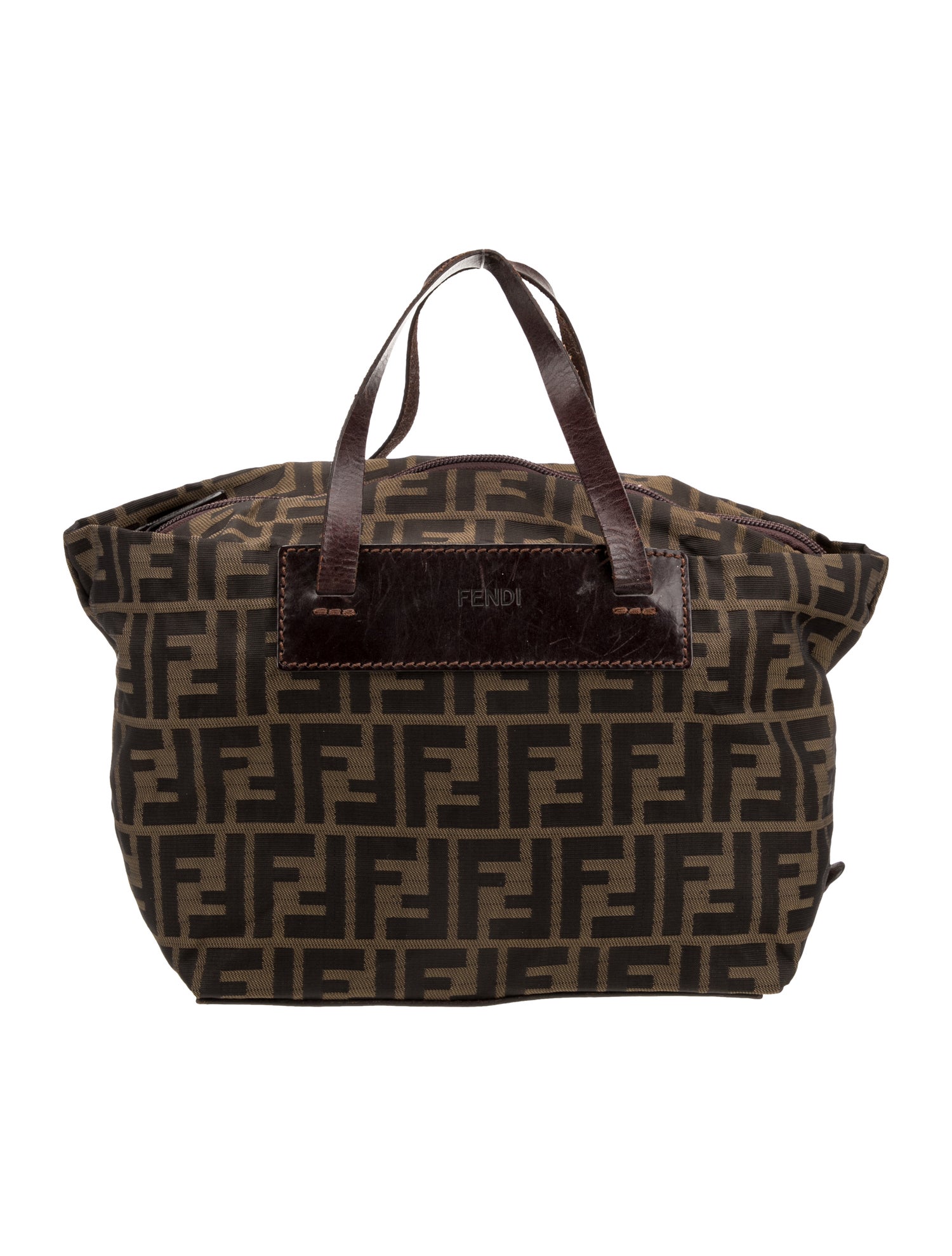 Fendi Zucca FF Vintage - Brown Handle Bags, Handbags - FEN365974 | The ...