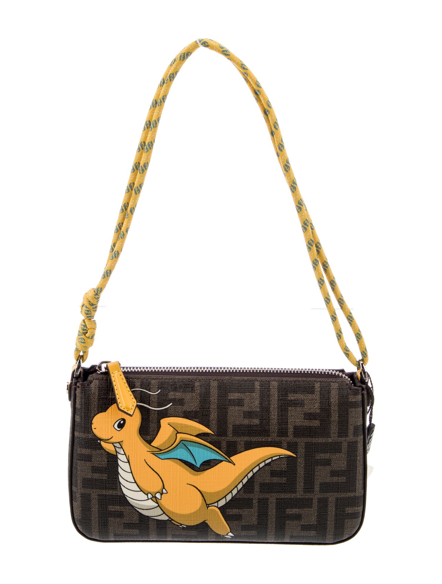 Fendi x Fragment x Pokemon Zucca FF Fendi Baguette 2023 w/ Tags - Brown Shoulder Bags, Handbags ...