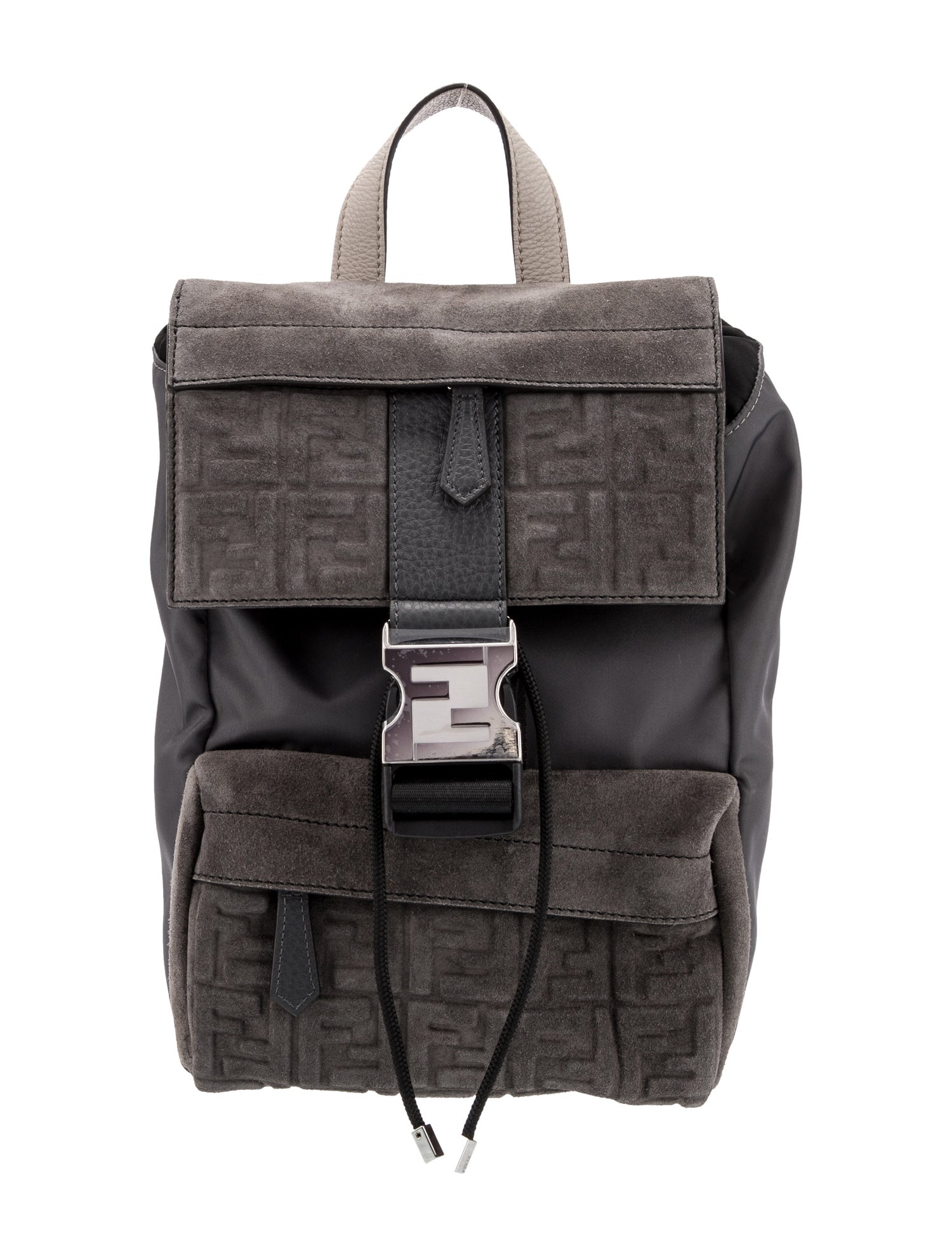 Fendi Zucca FF ness Backpack Small 2022 w/ Tags - Grey Backpacks ...